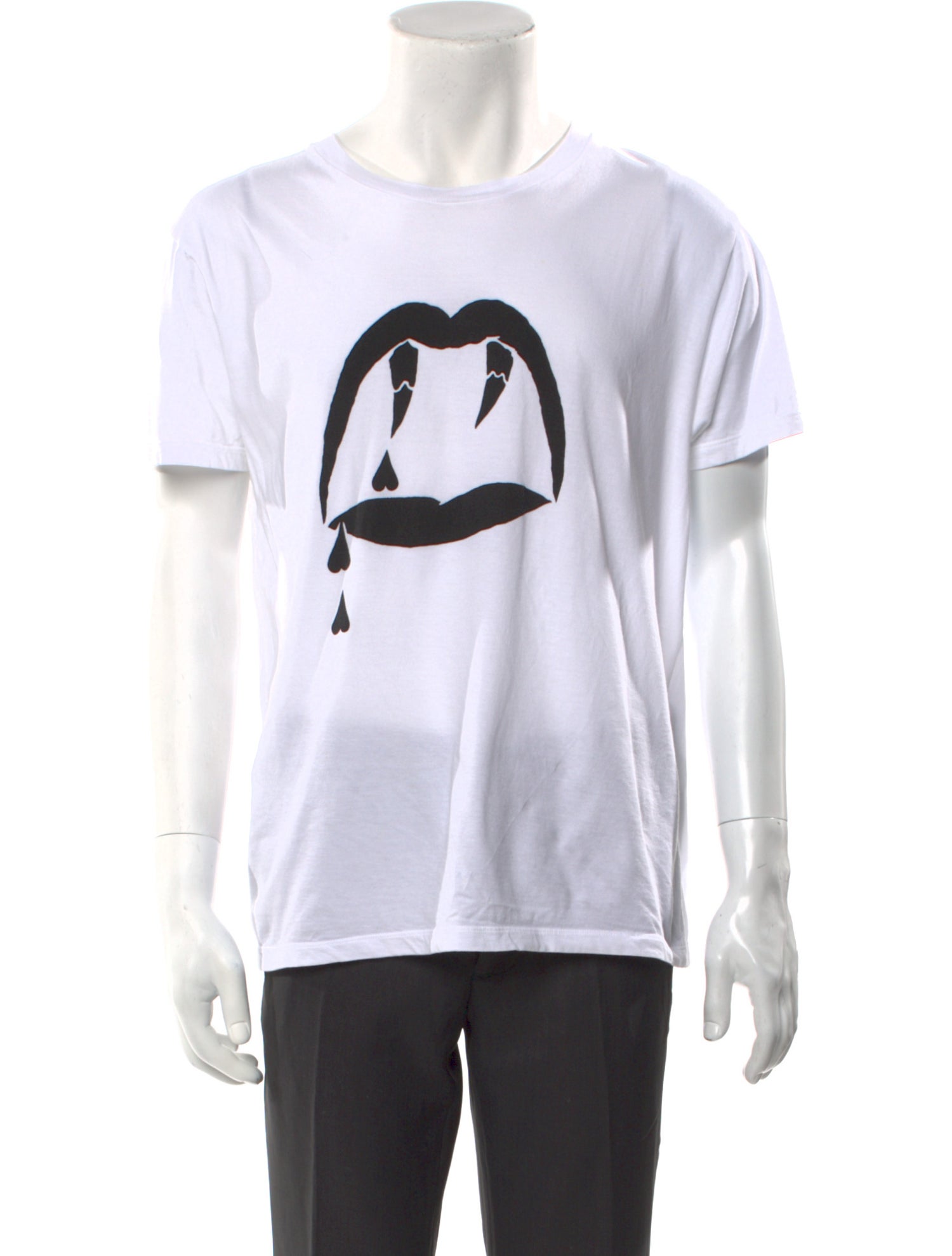 Saint Laurent 2016 Blood Luster T-Shirt - White T-Shirts, Clothing - SNT417794 | The RealReal