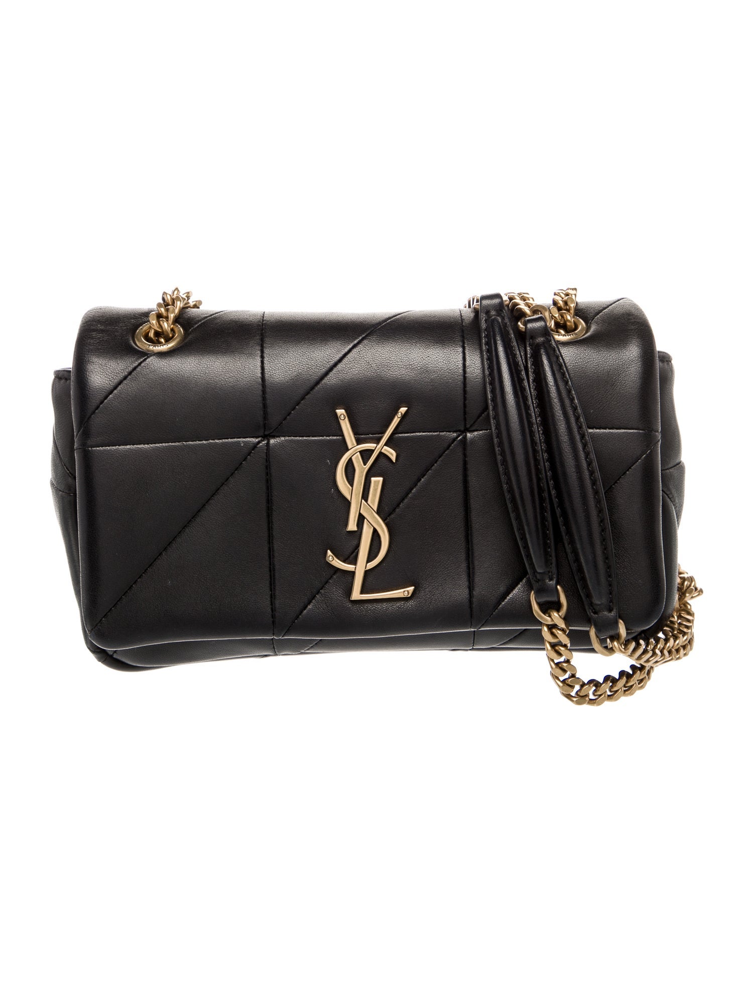 Saint Laurent Leather Jamie Small - Black Crossbody Bags, Handbags ...