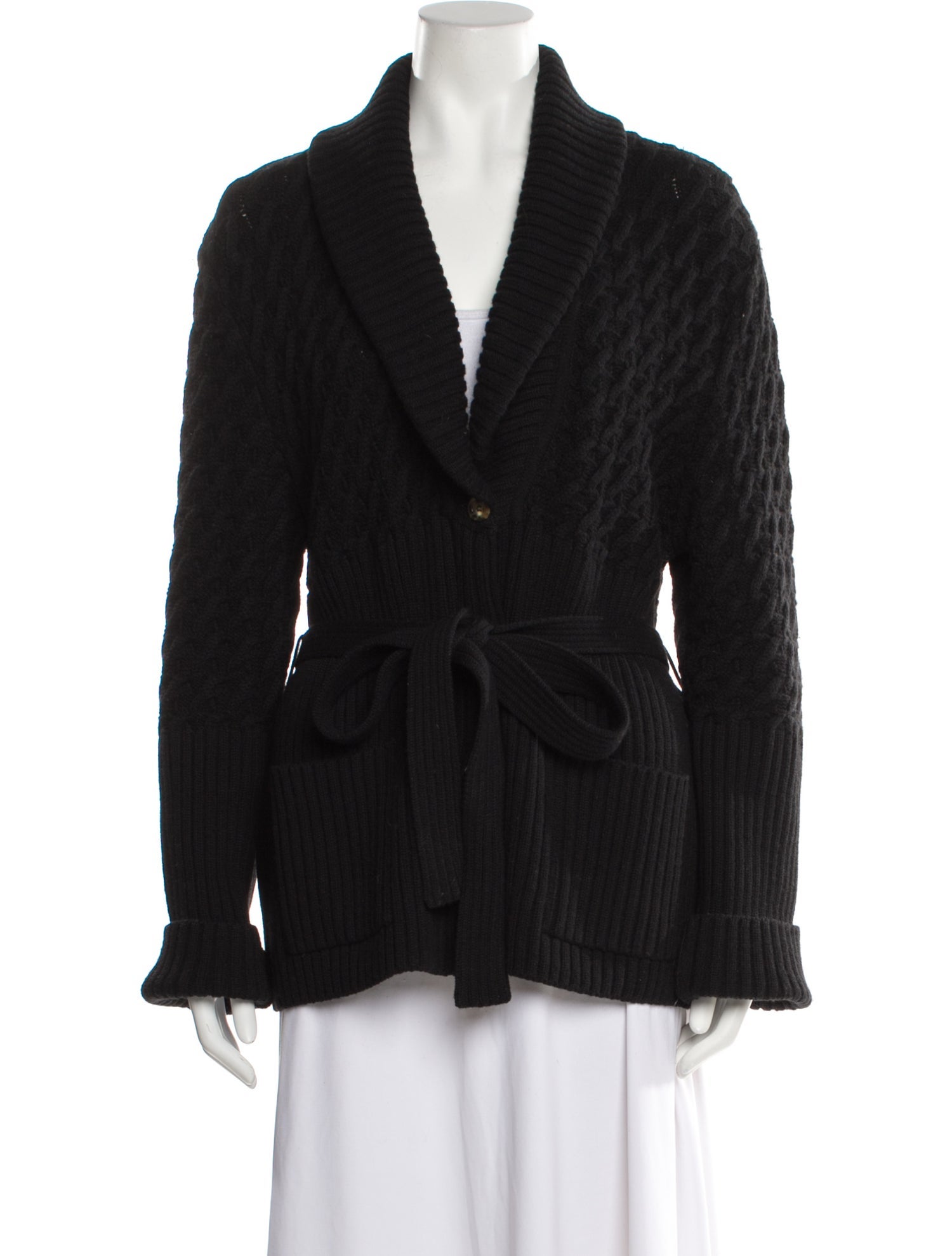 Sonia Rykiel Virgin Wool Plunge Neckline Sweater - Green Knitwear ...