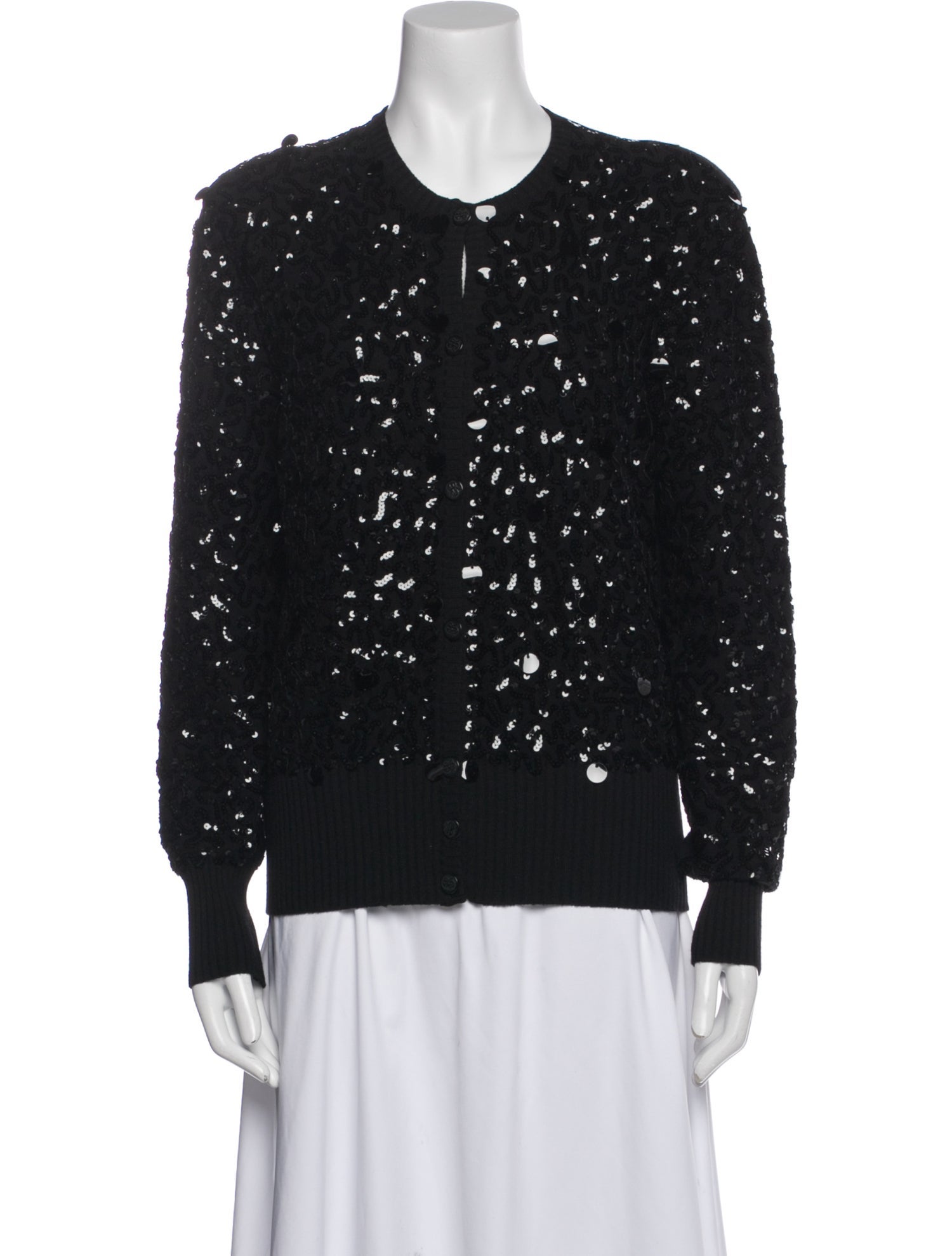 Sonia Rykiel Wool Crew Neck Sweater - Blue Knitwear, Clothing ...