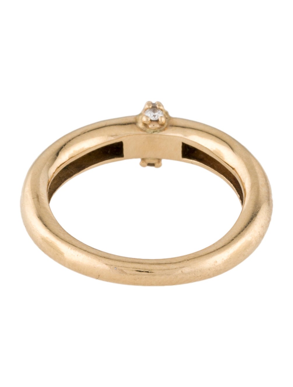 Sophie Ratner 14K Diamond Domed Ring - 14K Yellow Gold Band, Rings ...