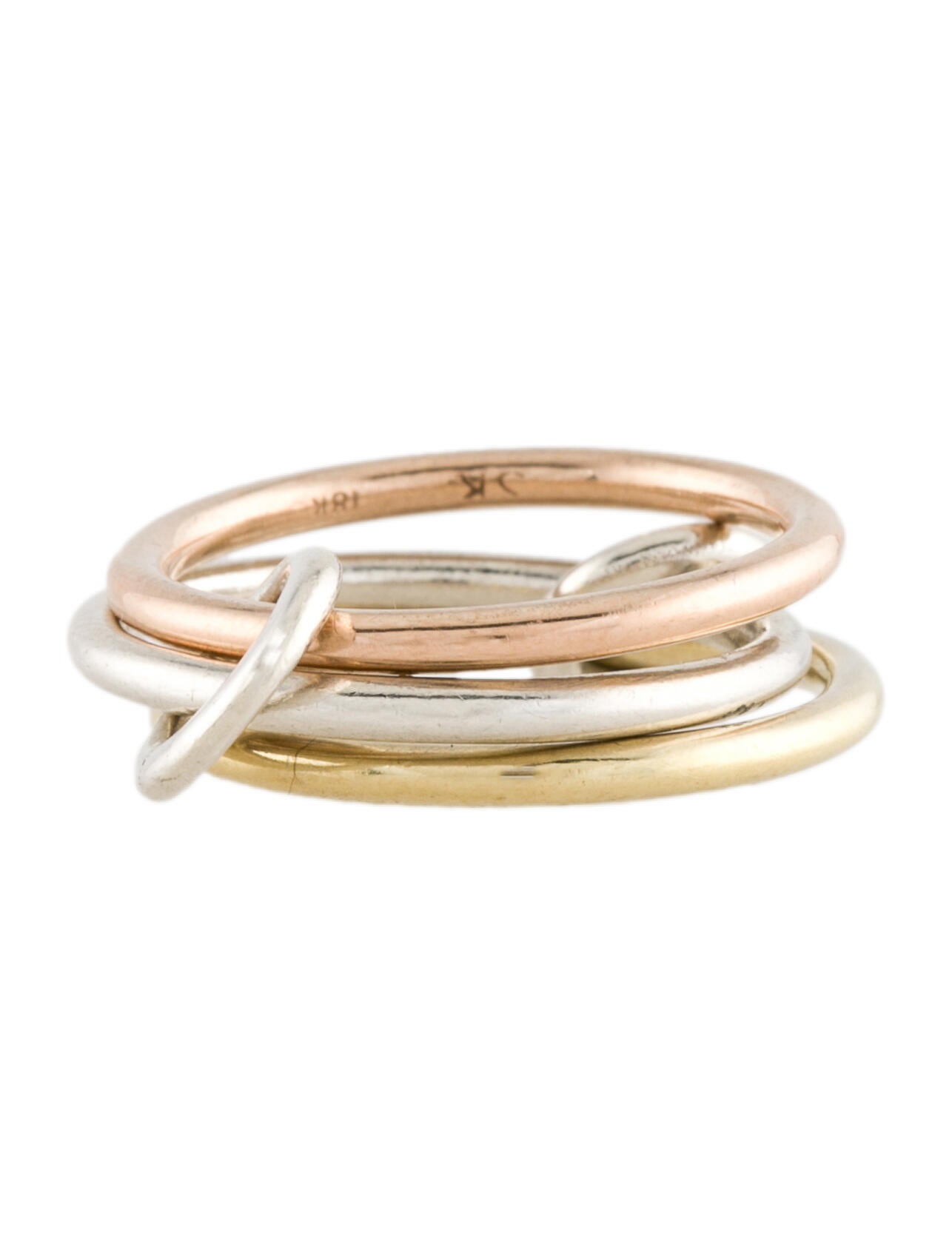 Spinelli Kilcollin 18K & Silver Solarium MX Ring - Gold Rolling Ring ...
