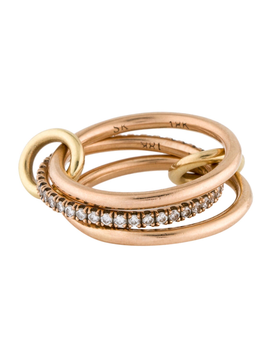 Spinelli Kilcollin 18K Diamond Sonny Rolling Ring - Rolling Ring, Rings ...