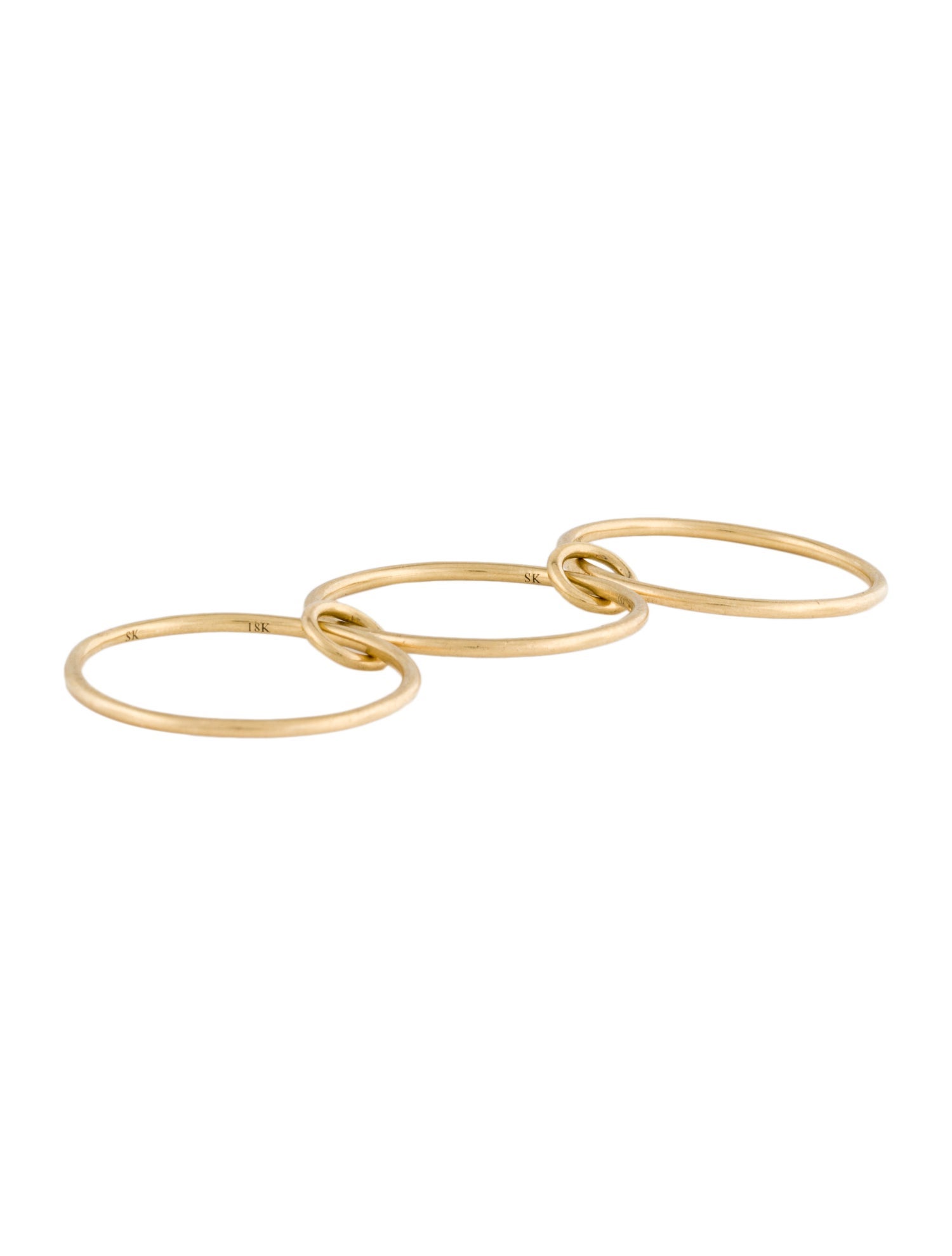 Spinelli Kilcollin 18K Solarium 3 Ring Band - 18K Yellow Gold Band ...