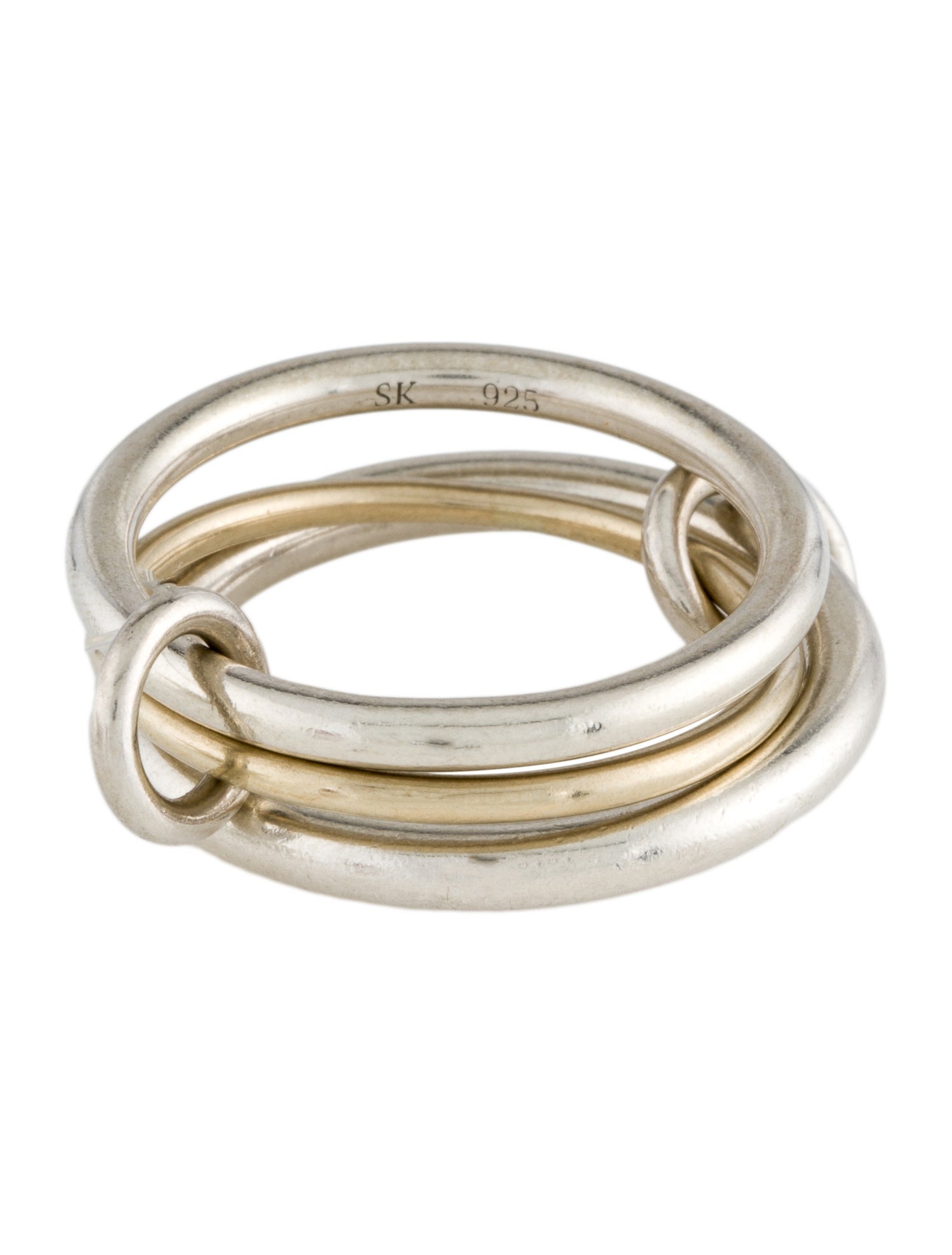 Spinelli Kilcollin Two-Tone Rolling Ring - 18K Yellow Gold Rolling Ring ...