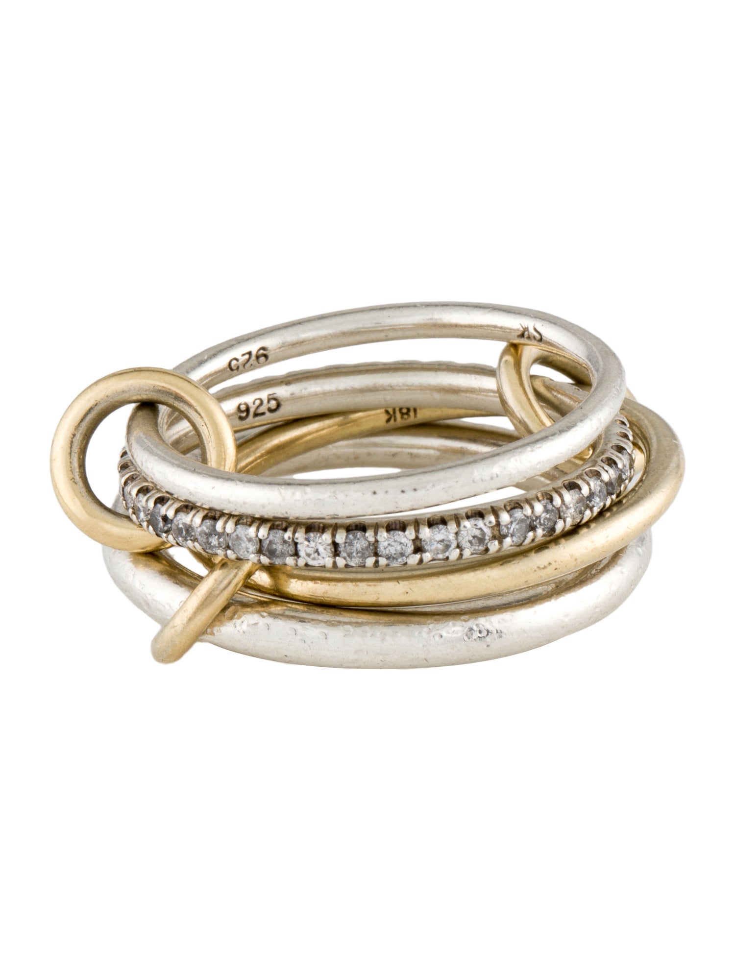 Spinelli Kilcollin Diamond Nimbus SG Gris Ring - Rolling Ring, Rings ...