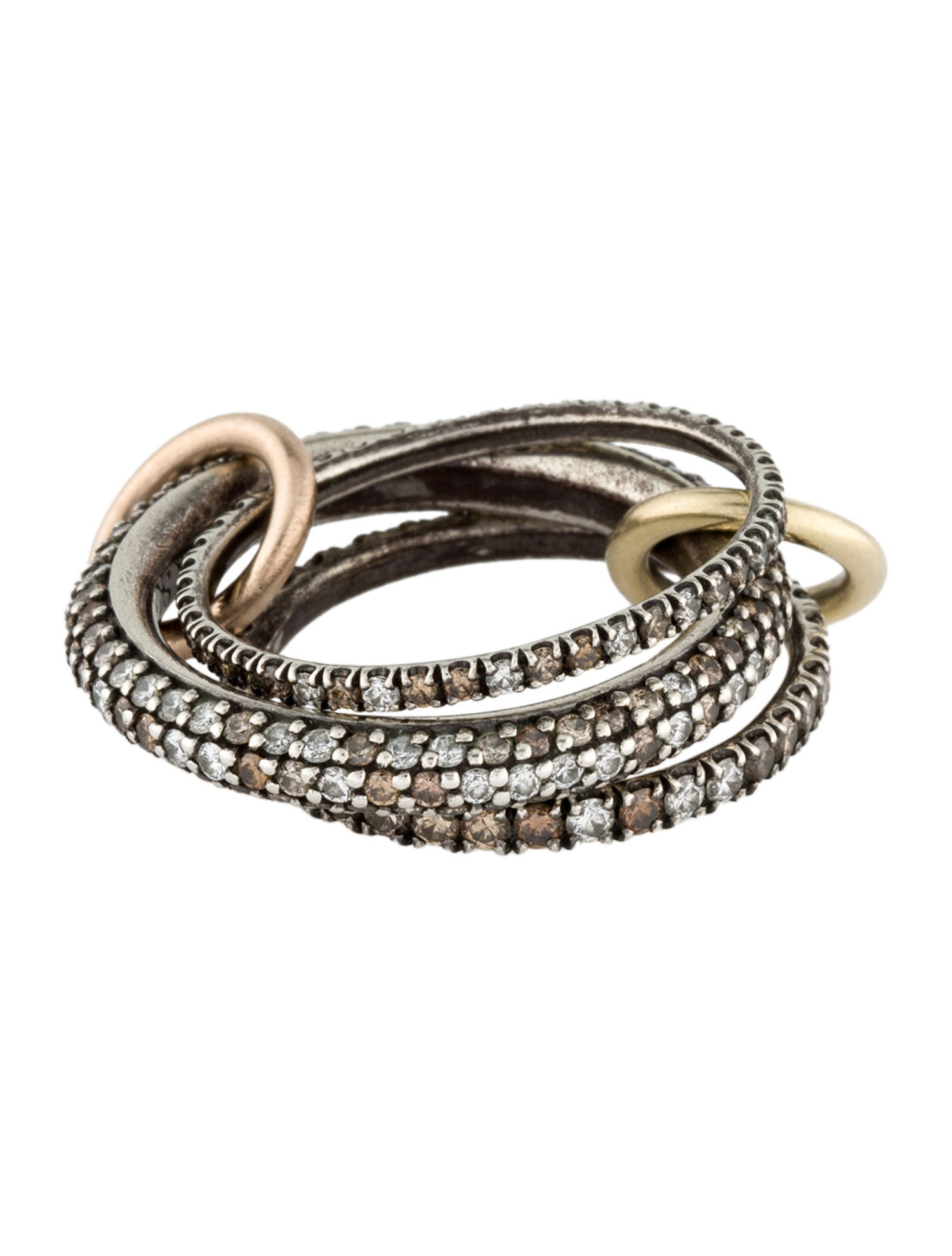 Chrome Hearts 22K Cemetery Band Ring - 22K Yellow Gold Band, Rings ...