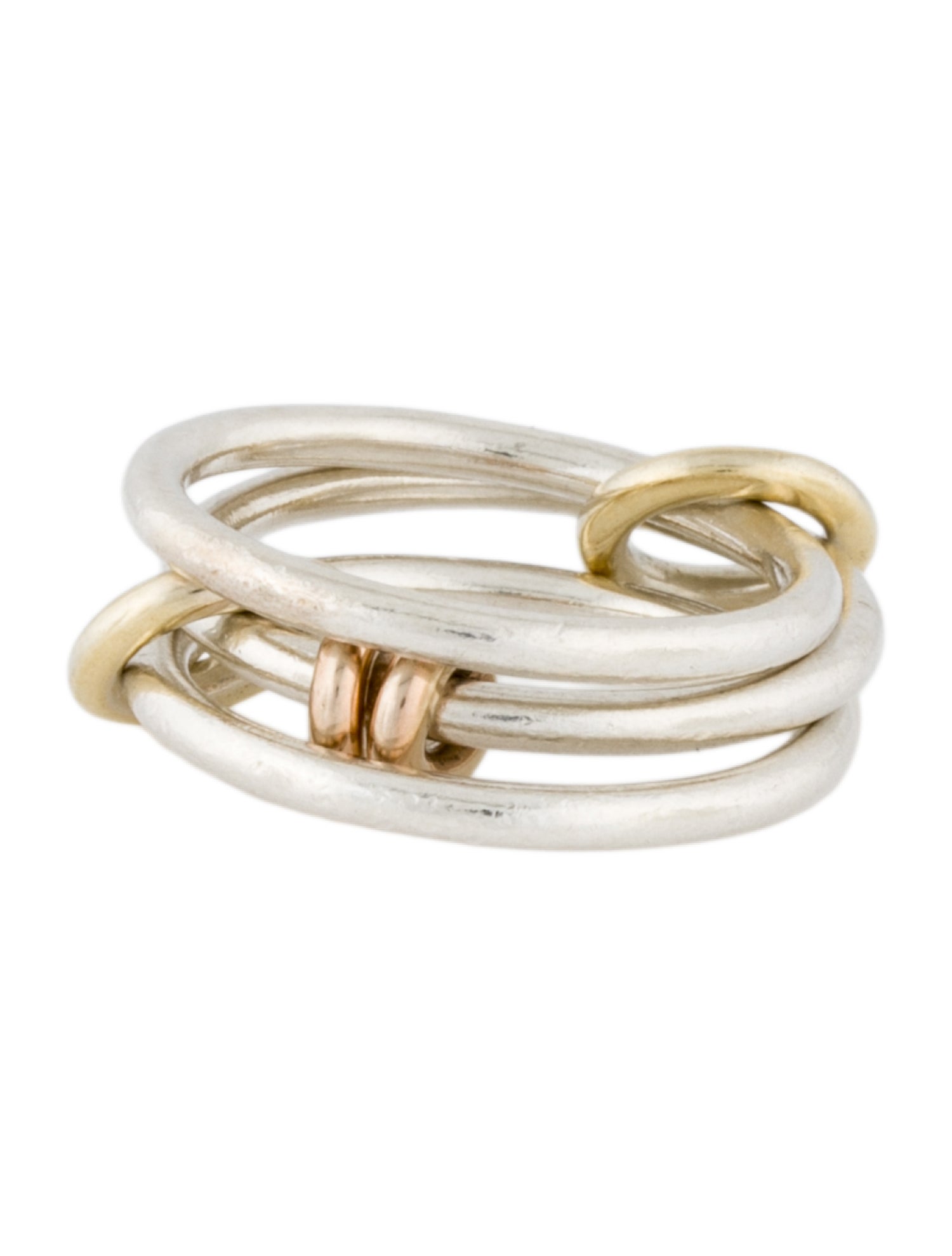 Spinelli Kilcollin Two-Tone Raneth SG Rolling Band Ring - 18K Yellow ...