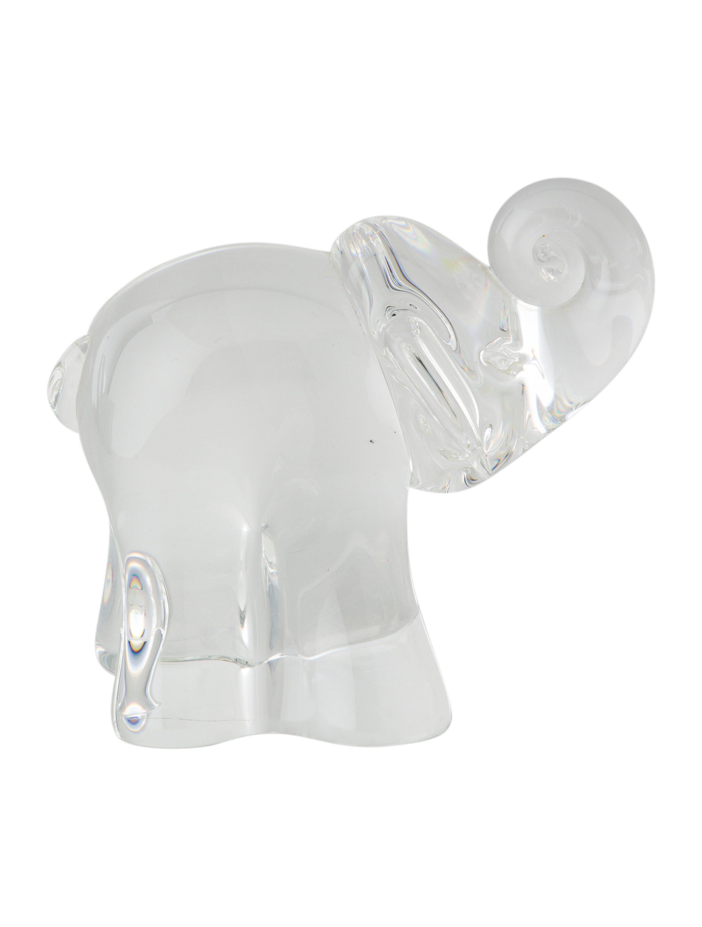 Steuben Dolphin Hand Cooler - Clear Decorative Accents, Decor ...