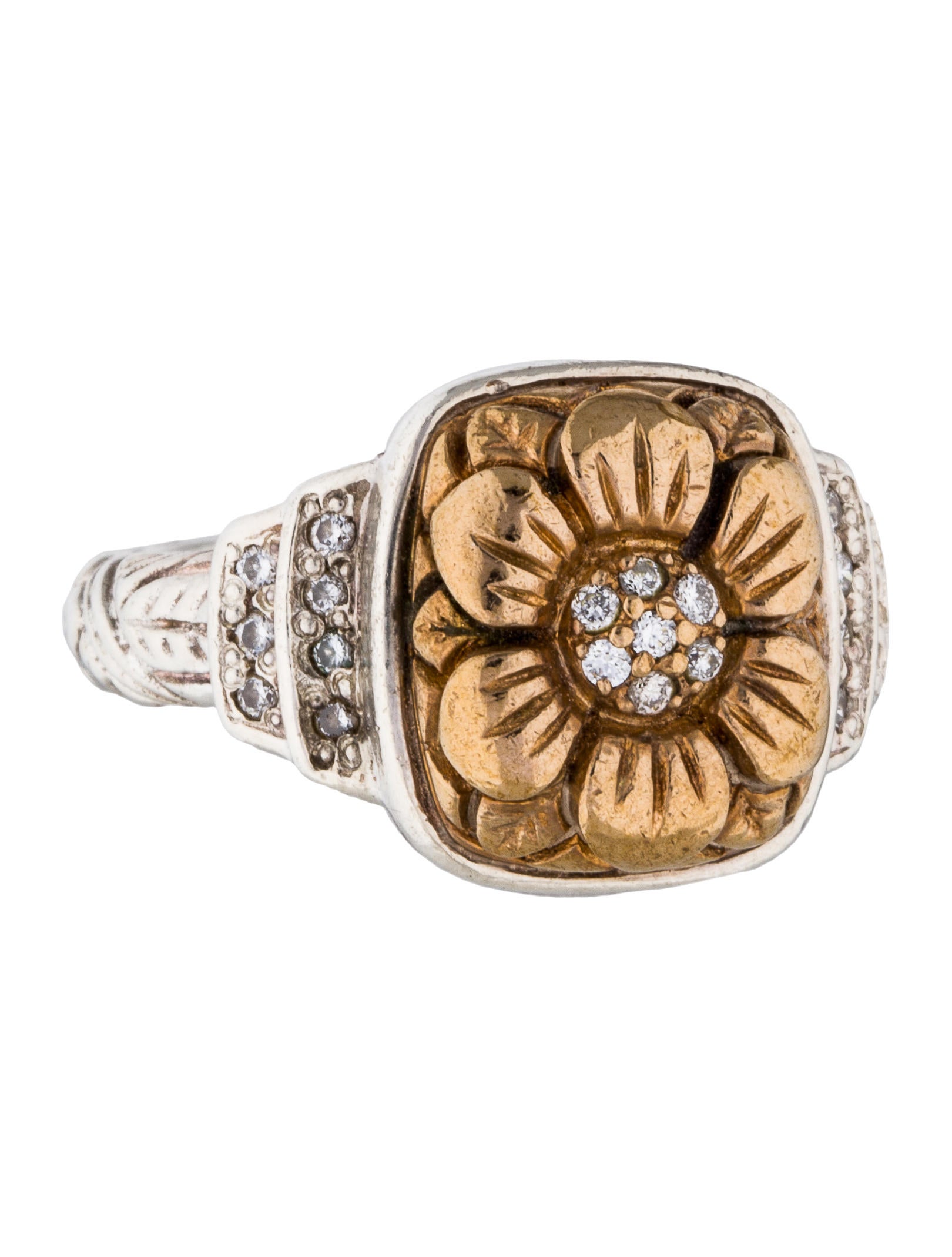 Stephen Dweck Diamond Cocktail Ring - Sterling Silver Cocktail Ring ...