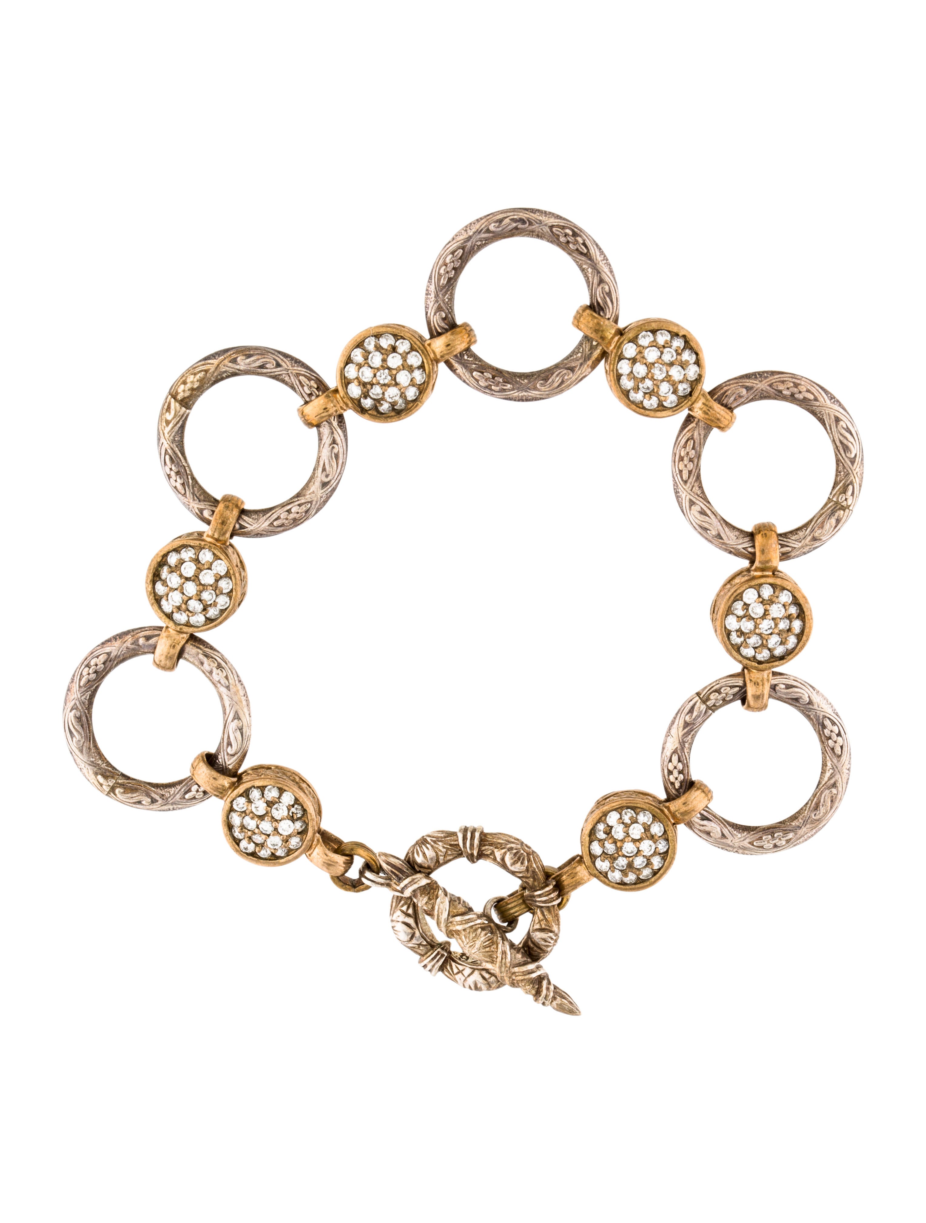 Stephen Dweck Diamond Link Bracelet - Bracelets - STD22176 | The RealReal