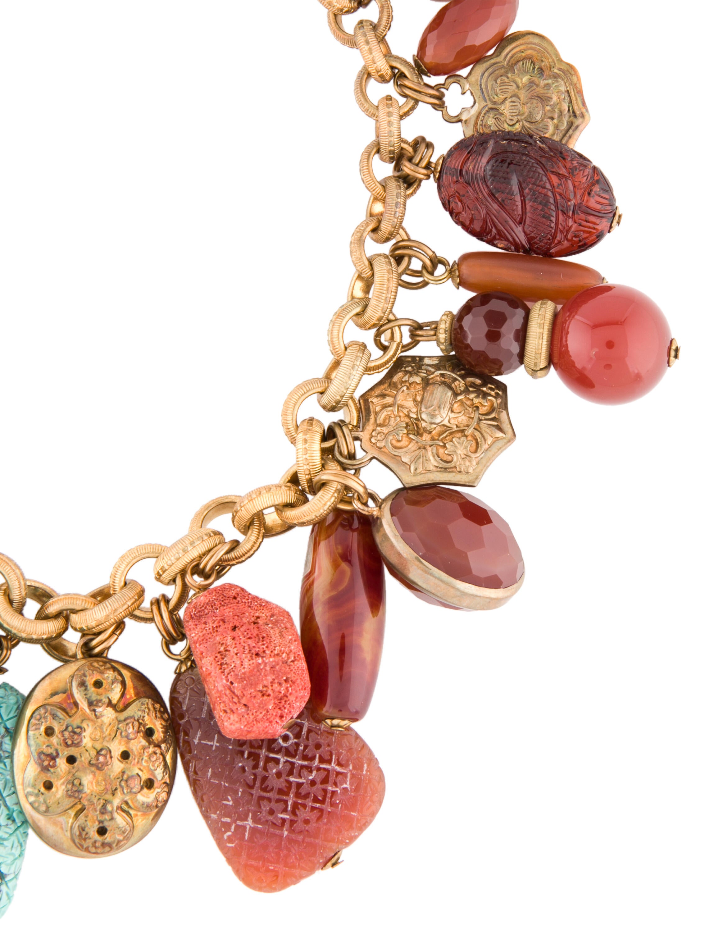 Stephen Dweck Shell & Quartz Double Necklace - Sterling Silver Pendant ...