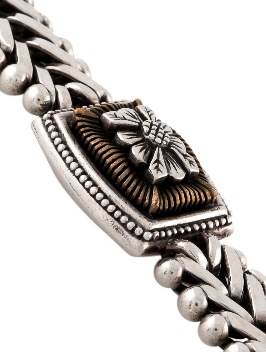 Stephen Dweck Citrine & Agate Bracelet - Sterling Silver Link ...