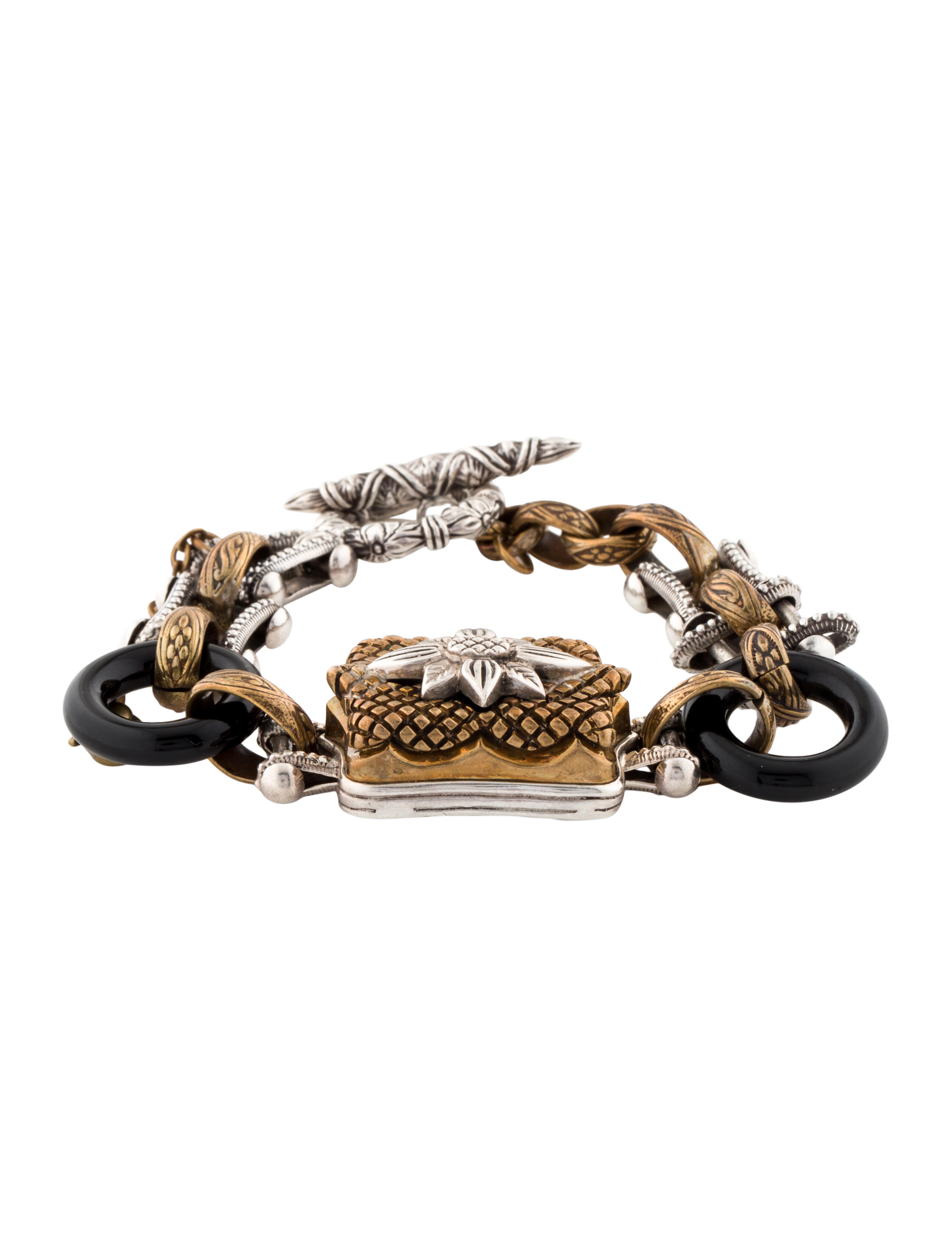 Stephen Dweck Doublet Link Bracelet - Bronze Link, Bracelets - STD21882 ...