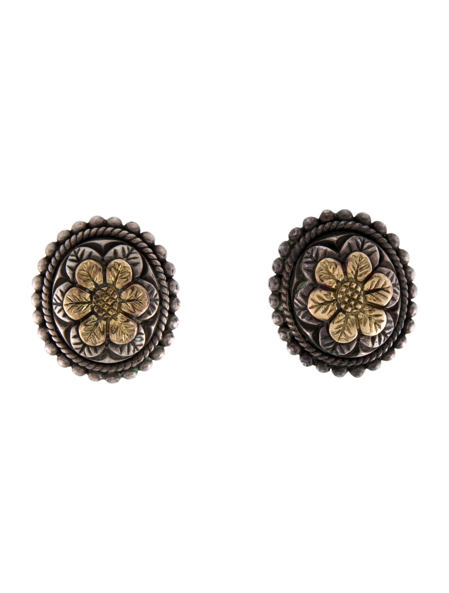 Chanel Vintage CC Clip-On Earrings - Gold-Plated Clip-On, Earrings ...