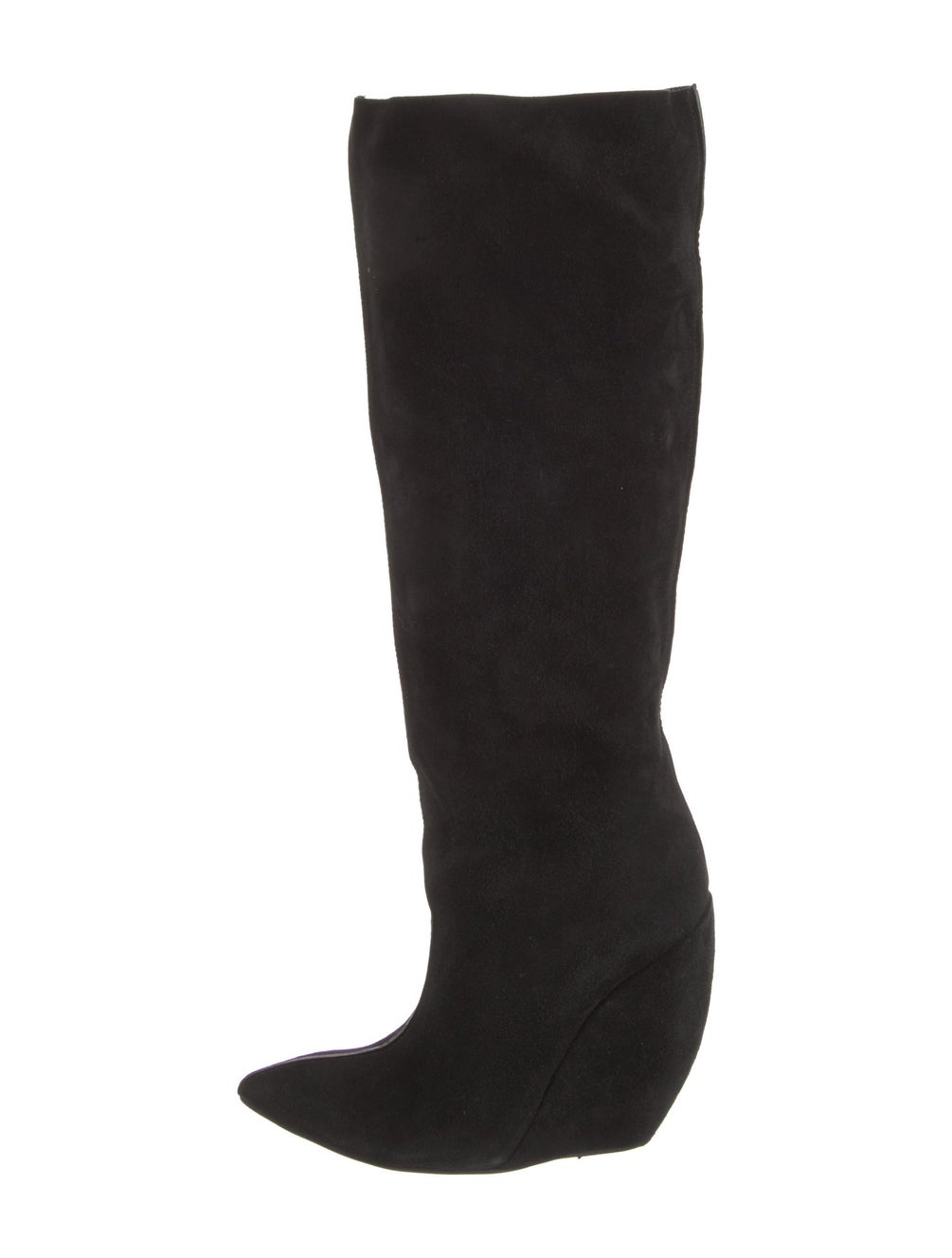Walter Steiger Suede Boots - Black Boots, Shoes - STI26199 | The RealReal