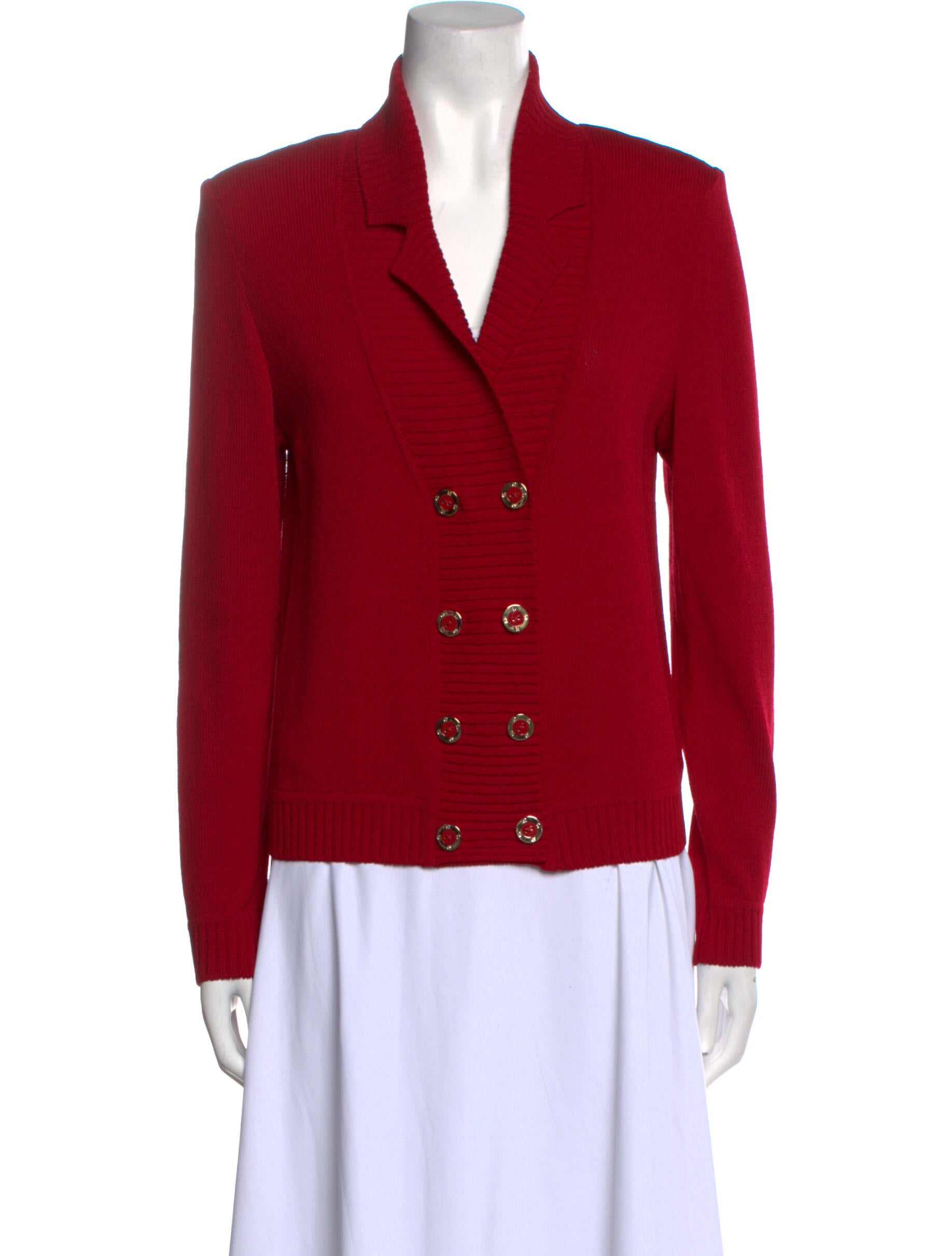 St. John Sport Sweater - Red Knitwear, Clothing - WSTJS26901 | The RealReal