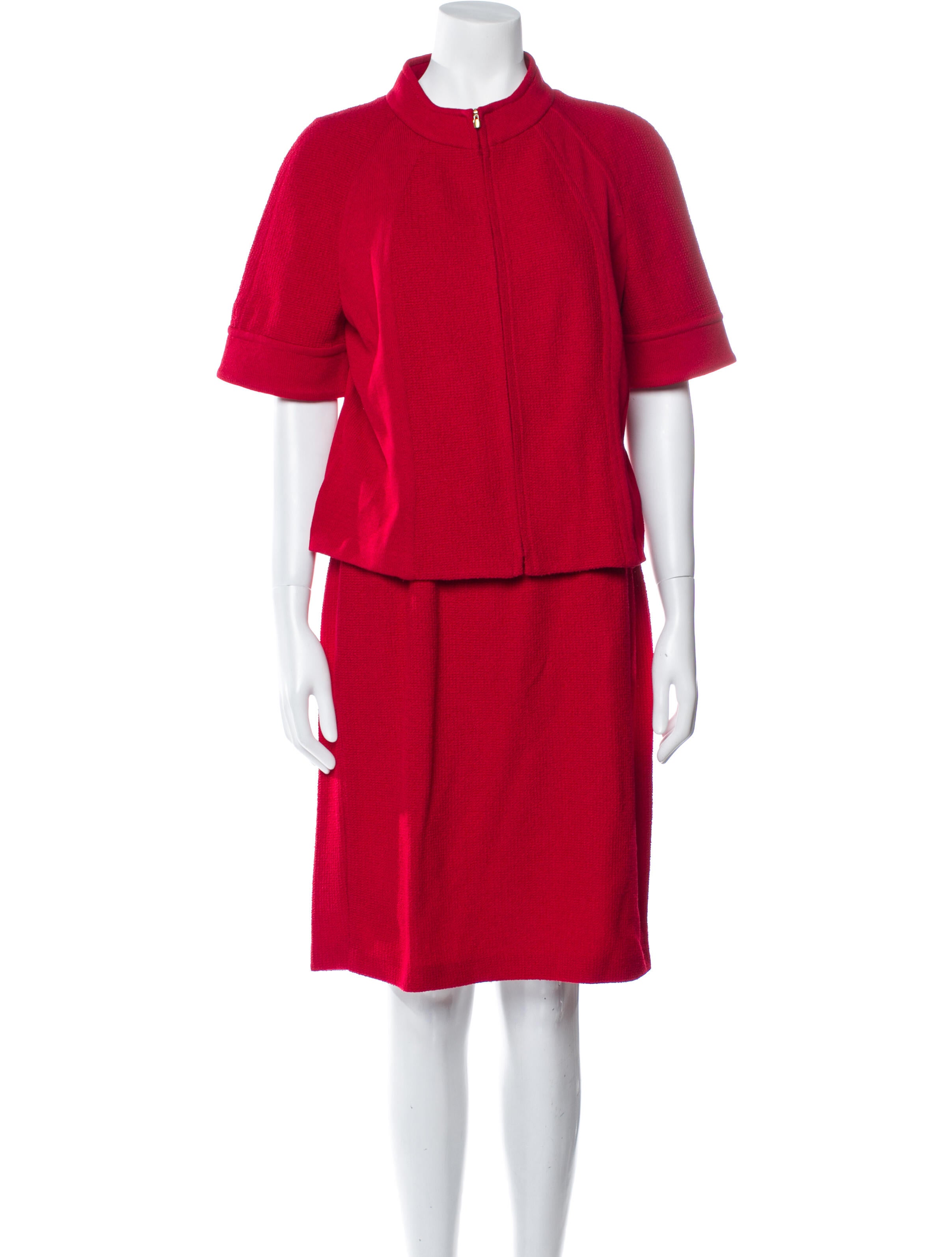 St. John Skirt Set - Red Suits and Sets, Clothing - STJ212746 | The ...
