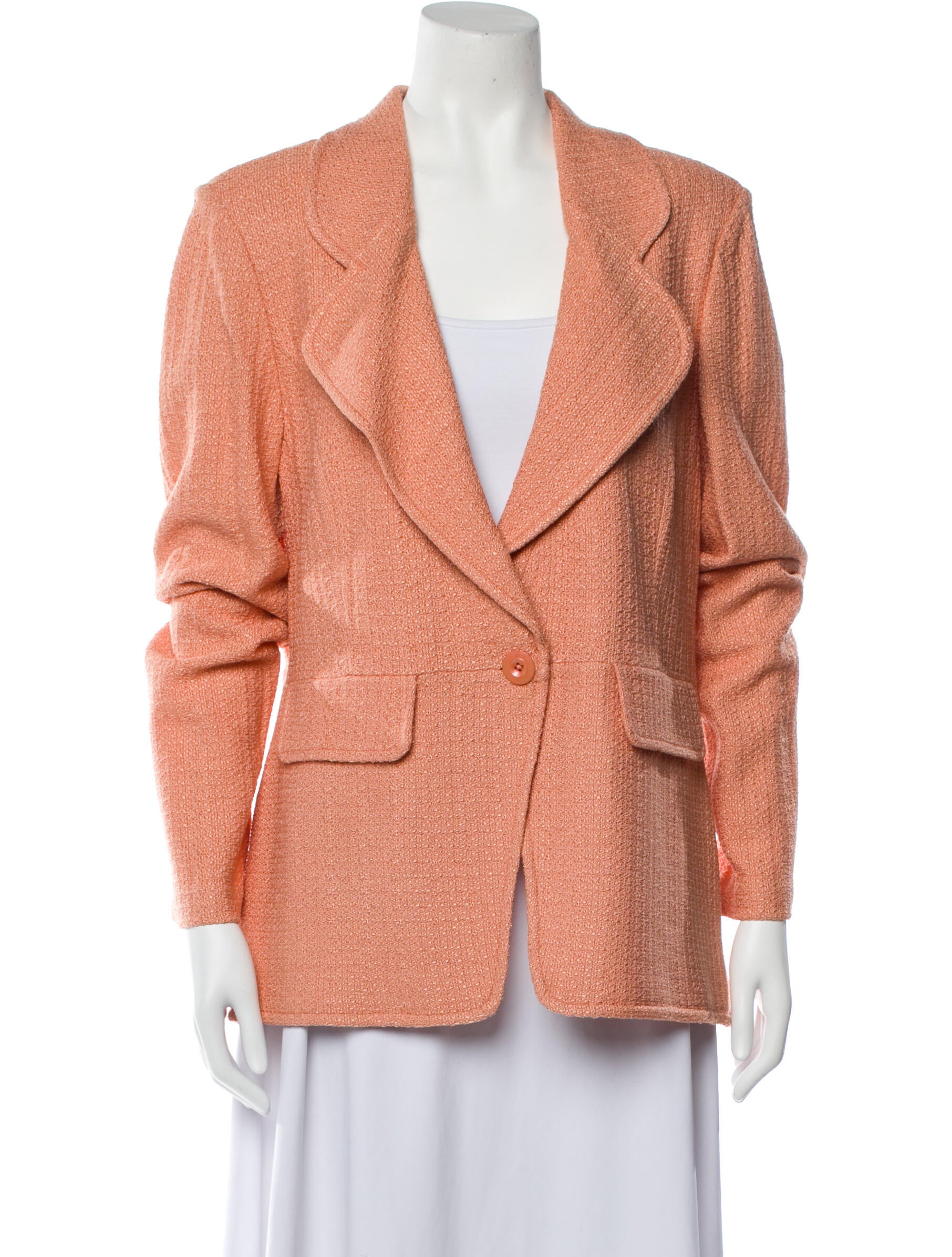 St. John Blazer - Orange Jackets, Clothing - STJ213750 | The RealReal