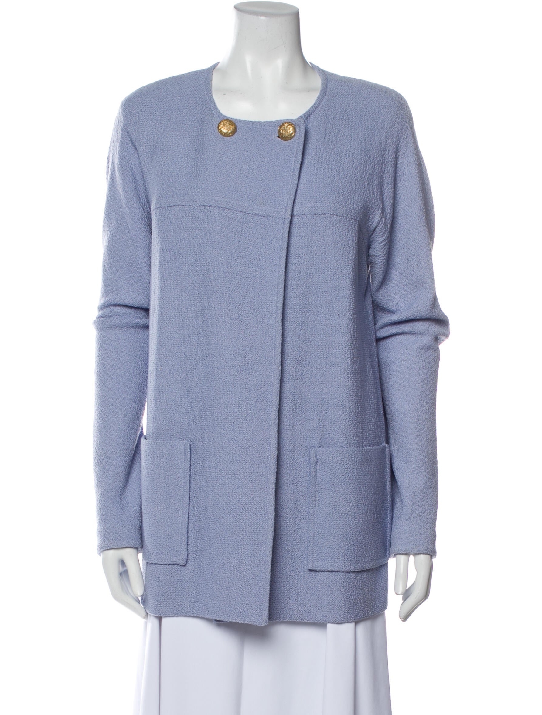 St. John Coat - Purple Coats, Clothing - STJ218947 | The RealReal