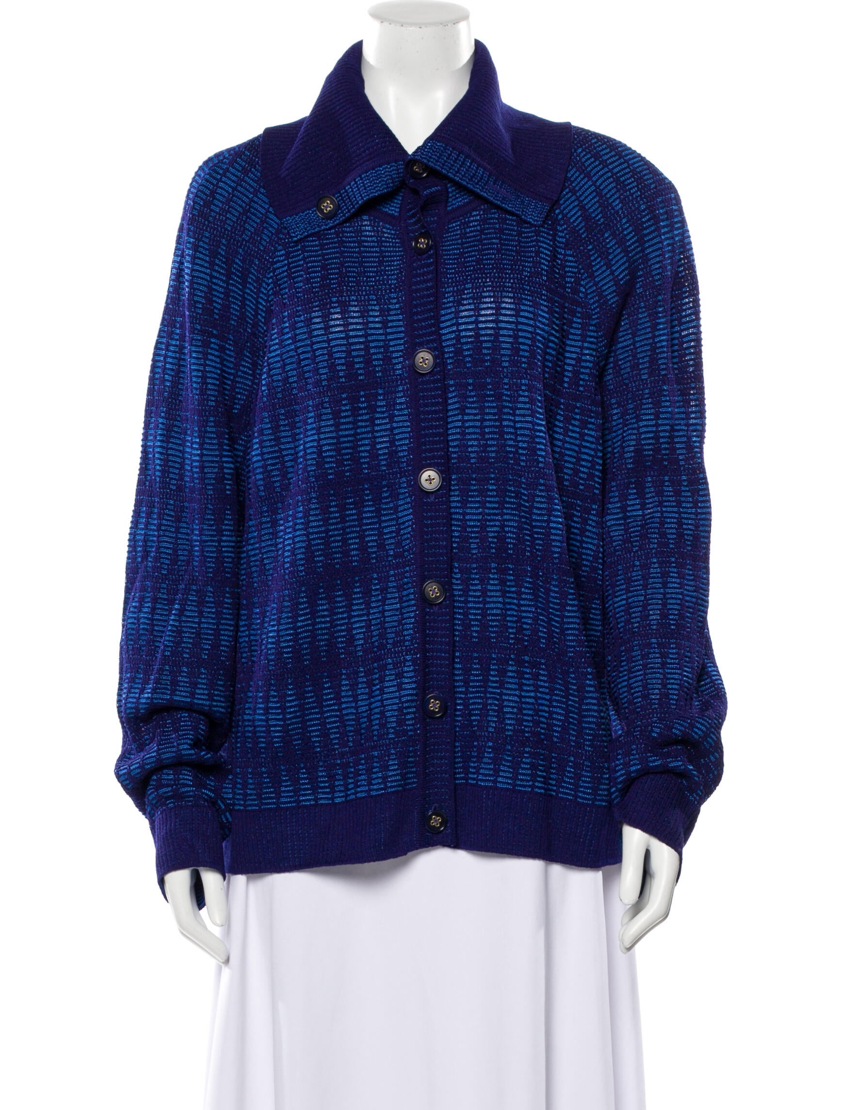 St. John Sweater - Blue Knitwear, Clothing - STJ219970 | The RealReal