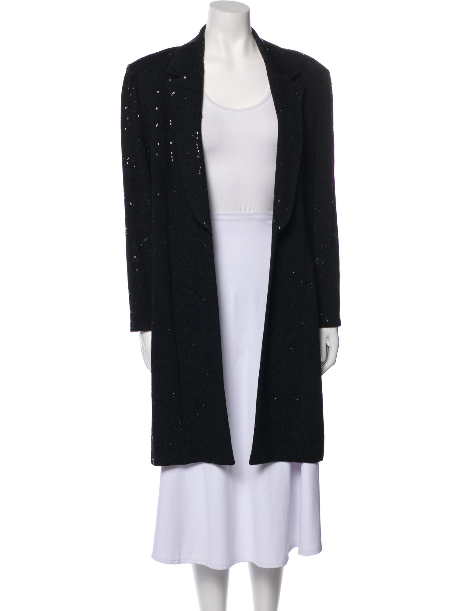 St. John Coat - Black Coats, Clothing - STJ221895 | The RealReal