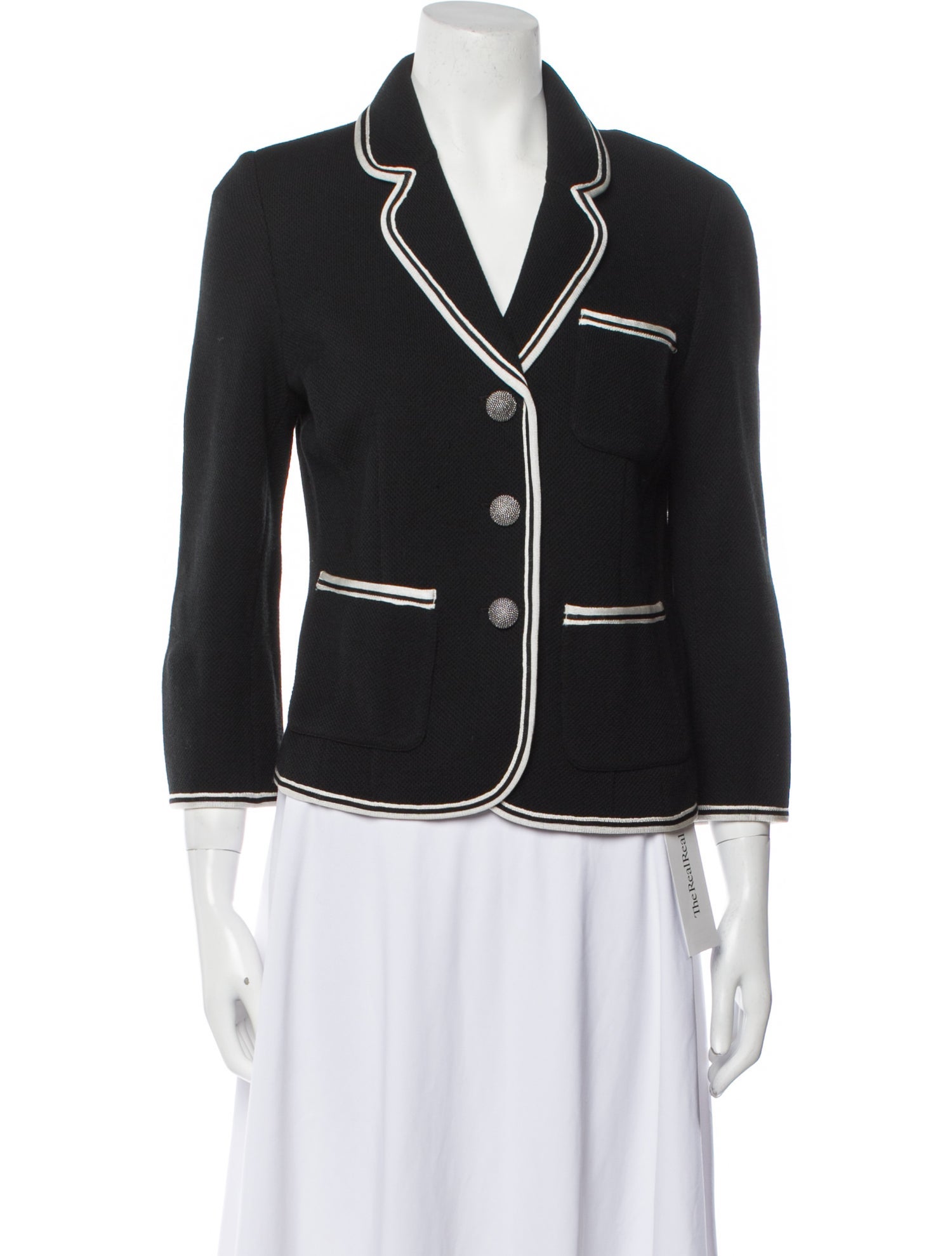 St. John Blazer - Black Jackets, Clothing - STJ224518 | The RealReal