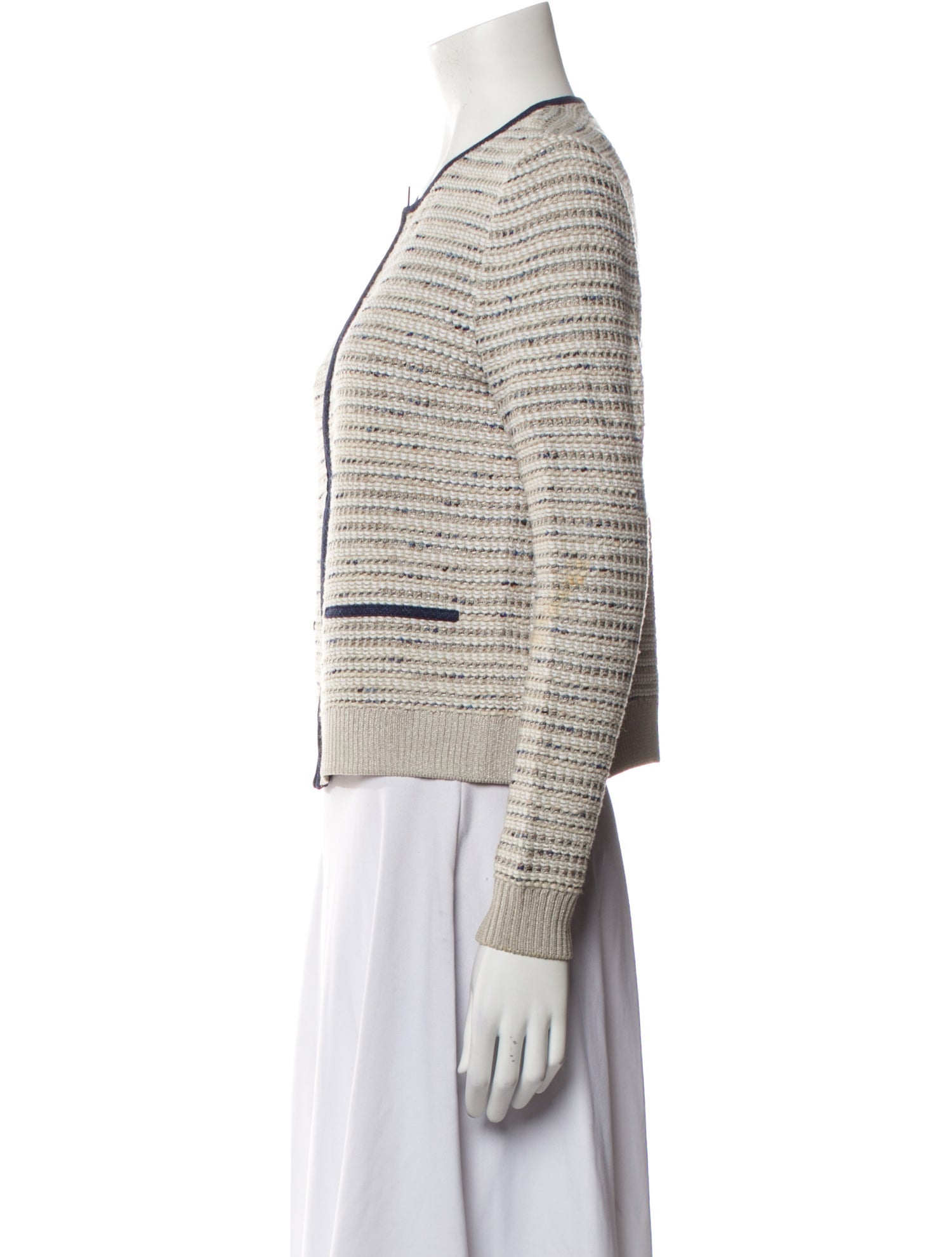 BA&SH Tweed Pattern Evening Jacket w/ Tags - Neutrals Jackets, Clothing ...
