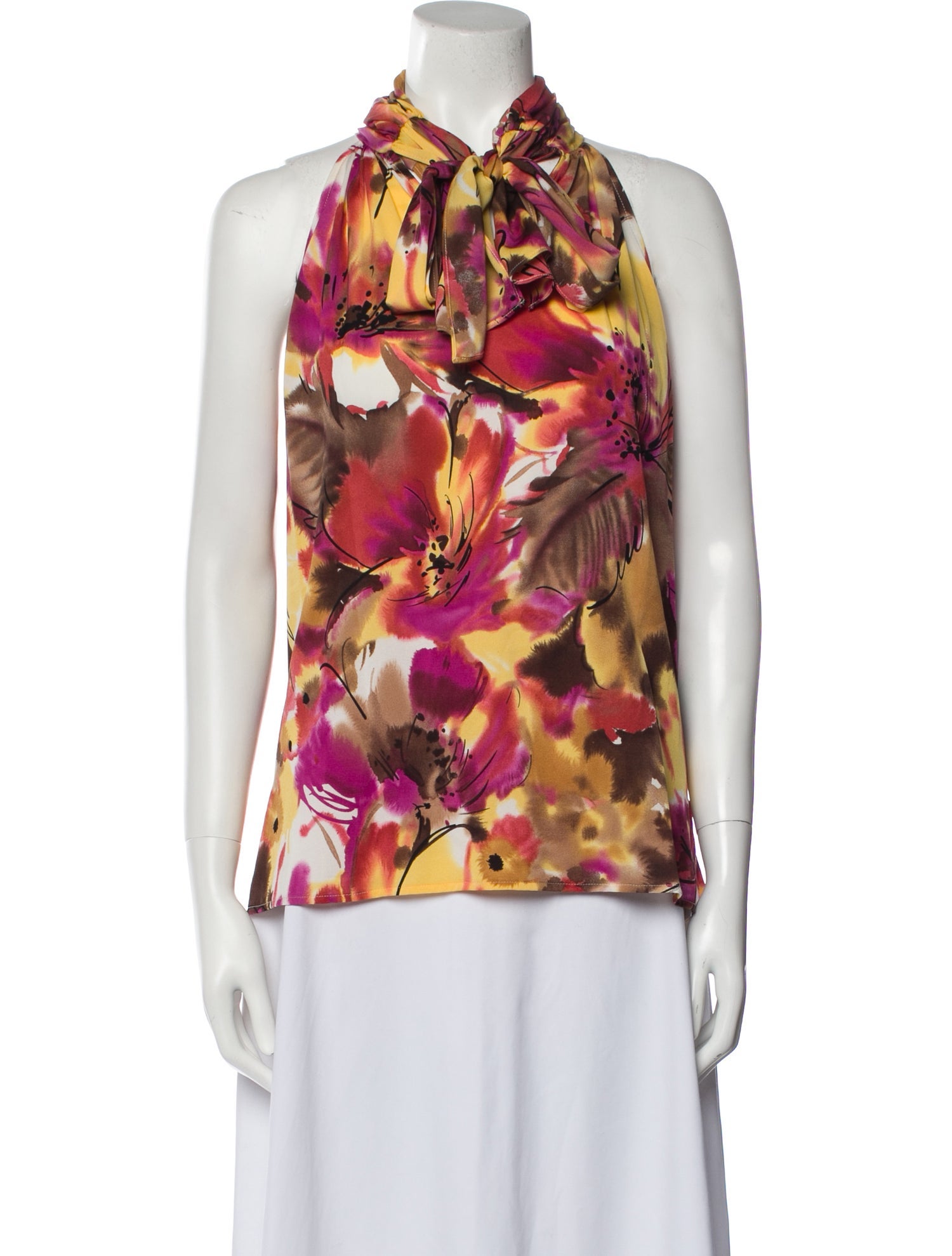 See by Chloé Sleeveless Silk Top - Pink Tops, Clothing - WSE29310 | The ...