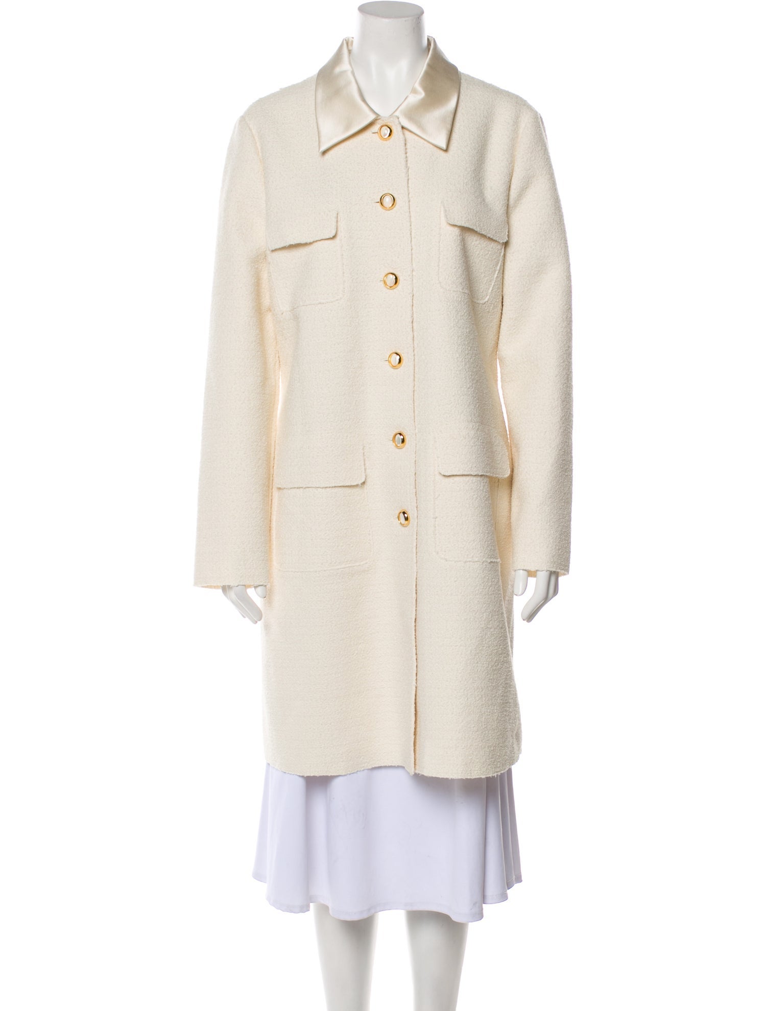 St. John Coat - Neutrals Coats, Clothing - STJ236451 | The RealReal
