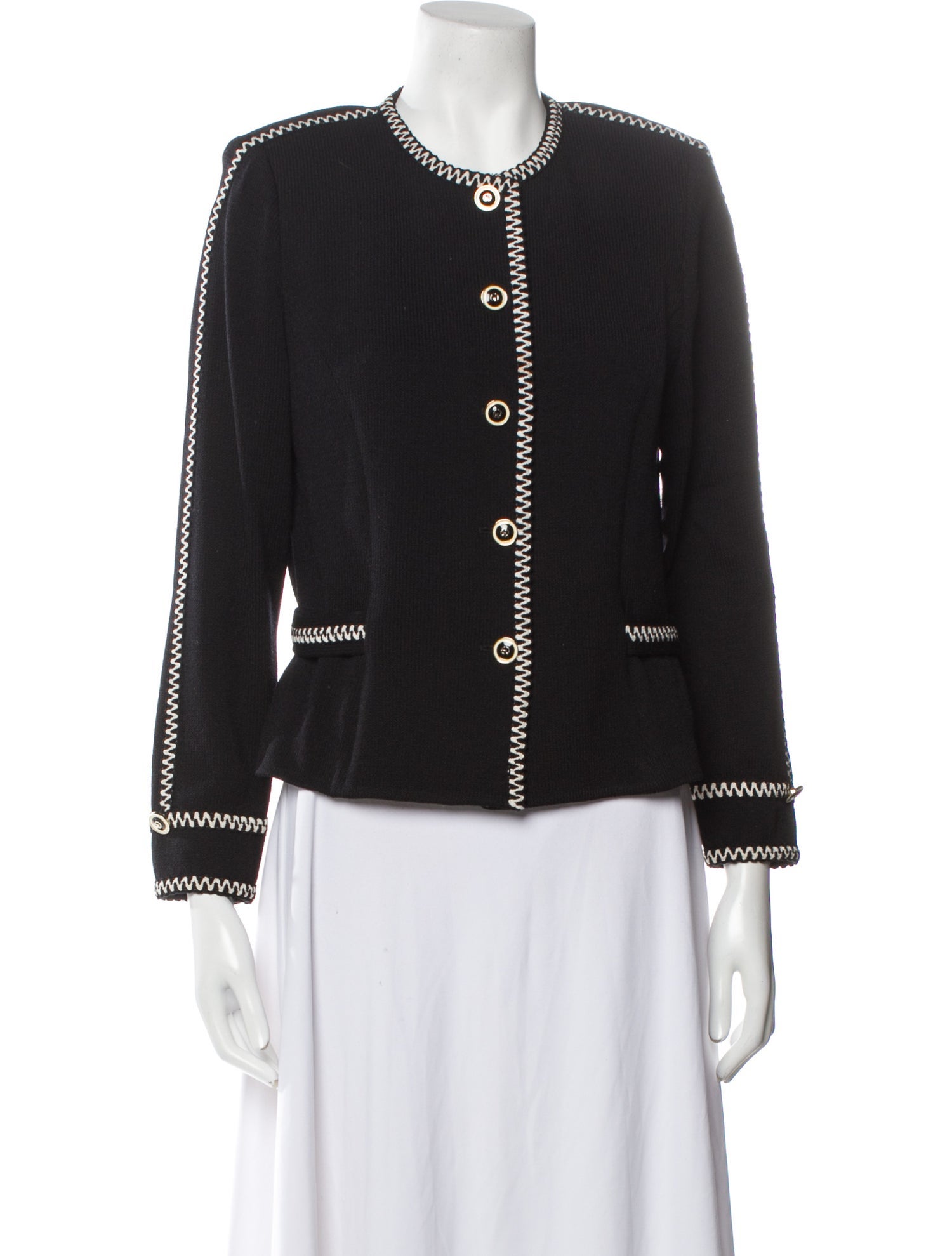 St. John Evening Jacket - Black Jackets, Clothing - STJ242621 | The ...