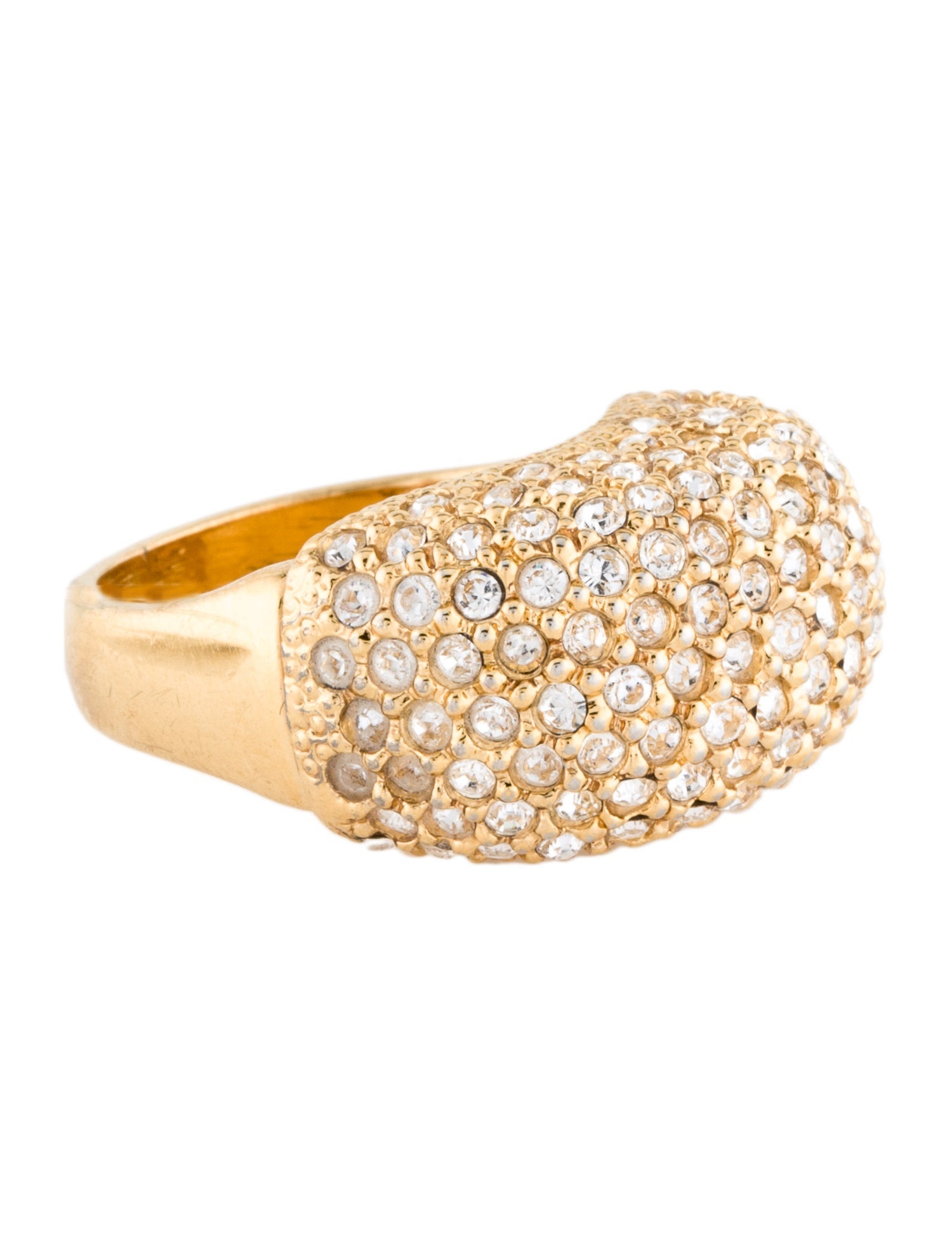 St. John Crystal Dome Ring - Gold-Tone Metal Band, Rings - STJ247688 ...