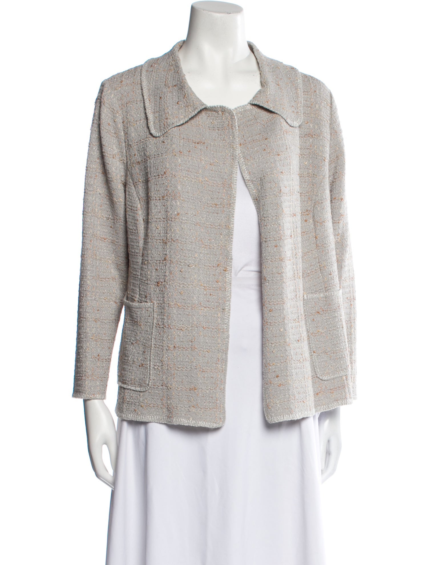 St. John Sweater w/ Tags - Metallic Knitwear, Clothing - STJ249928 ...