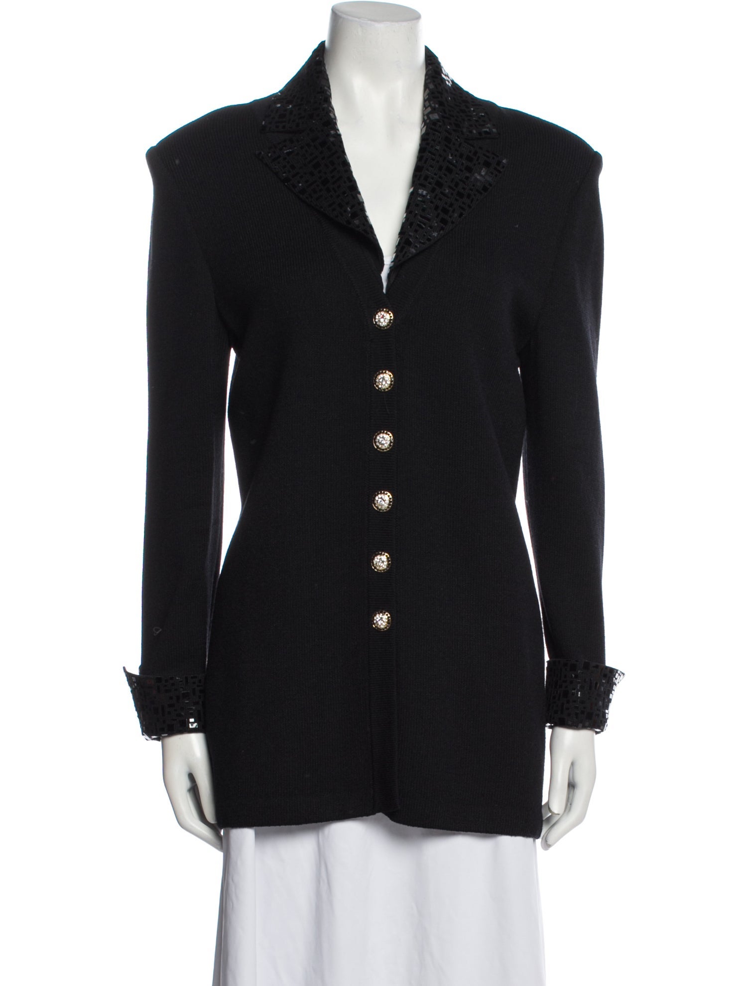 St. John Blazer - Black Jackets, Clothing - STJ253213 | The RealReal