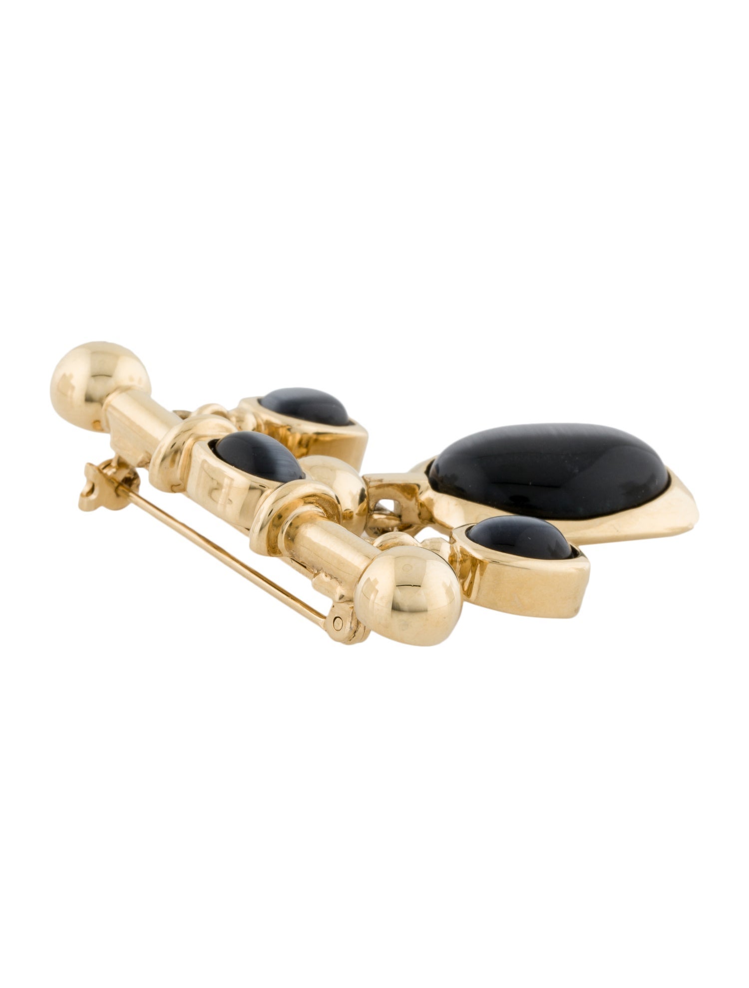 Chanel CC Charm Brooch - Black - CHA51301 | The RealReal