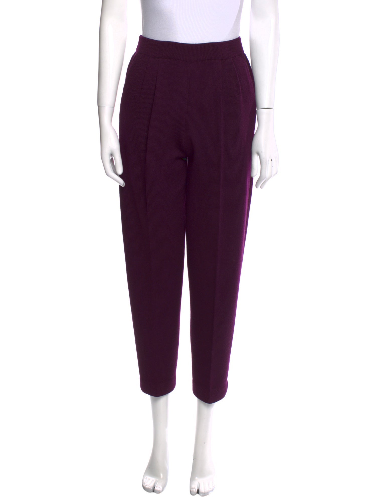 St. John Straight Leg Pants - Purple Pants, Clothing - STJ256315 | The ...