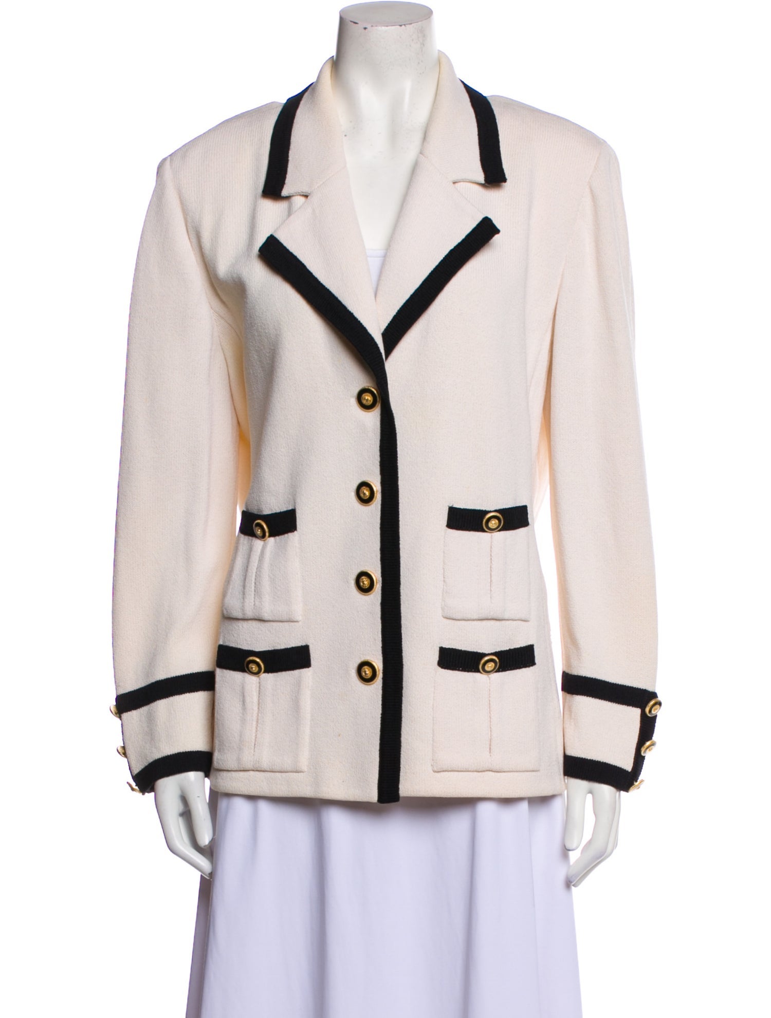 St. John Blazer - Black Jackets, Clothing - STJ257312 | The RealReal