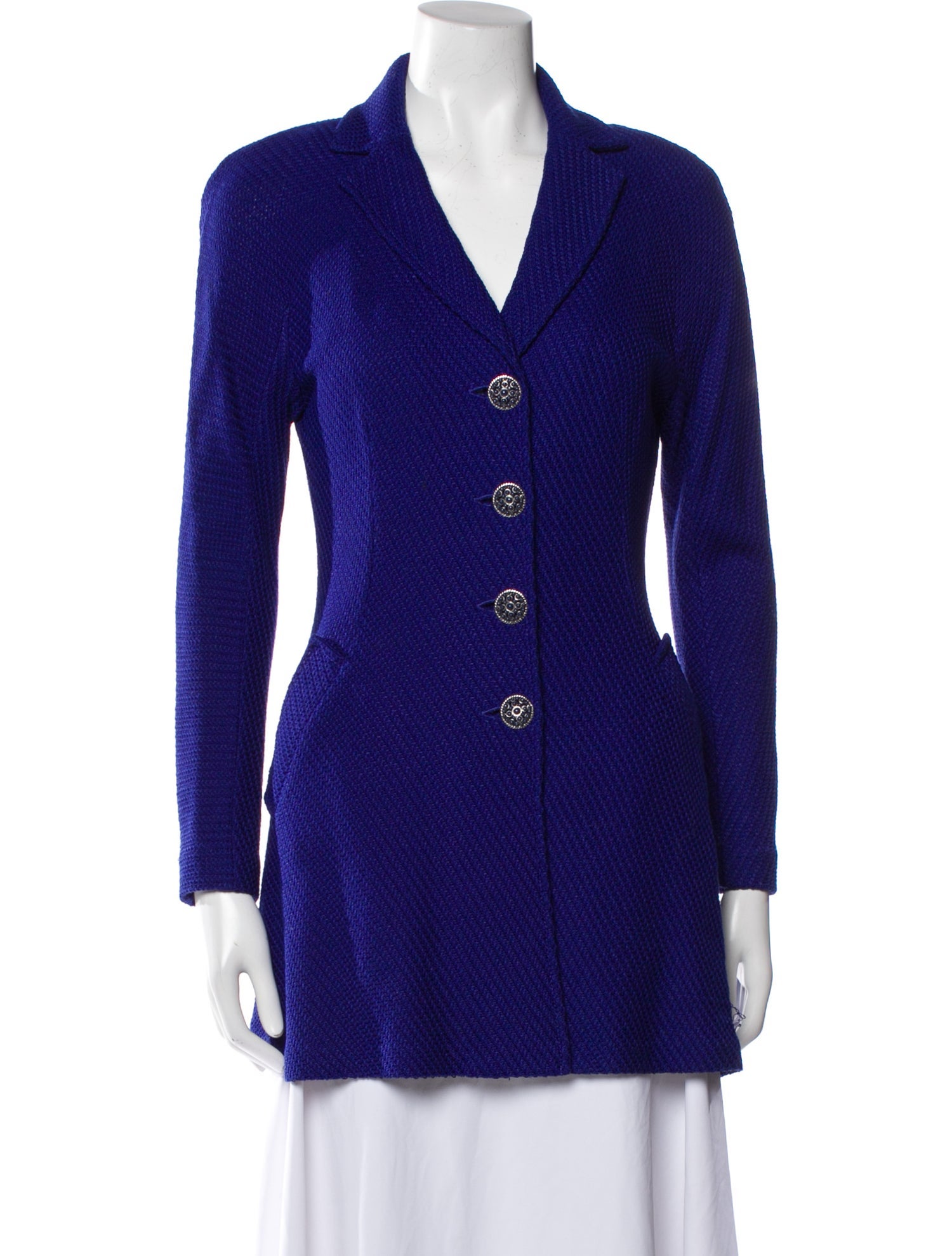 St. John Coat - Blue Coats, Clothing - STJ260050 | The RealReal