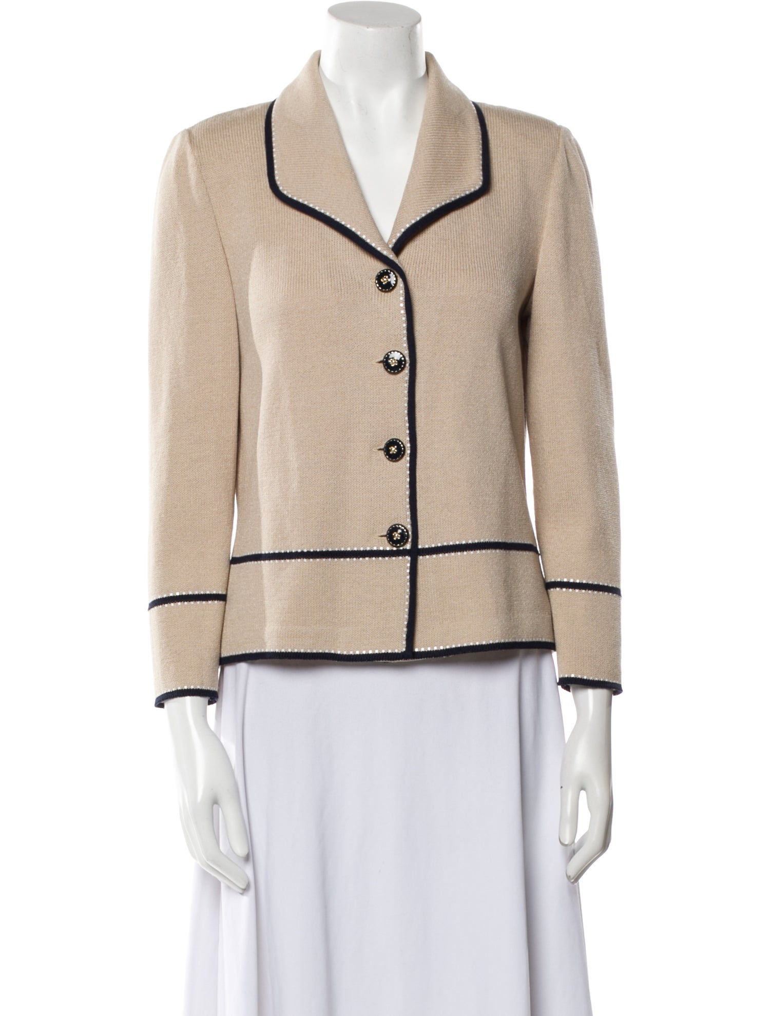 St. John Blazer - Neutrals Jackets, Clothing - STJ262065 | The RealReal