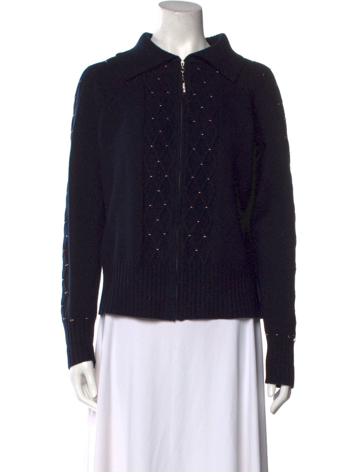 St. John Sweater - Blue Knitwear, Clothing - STJ271363 | The RealReal