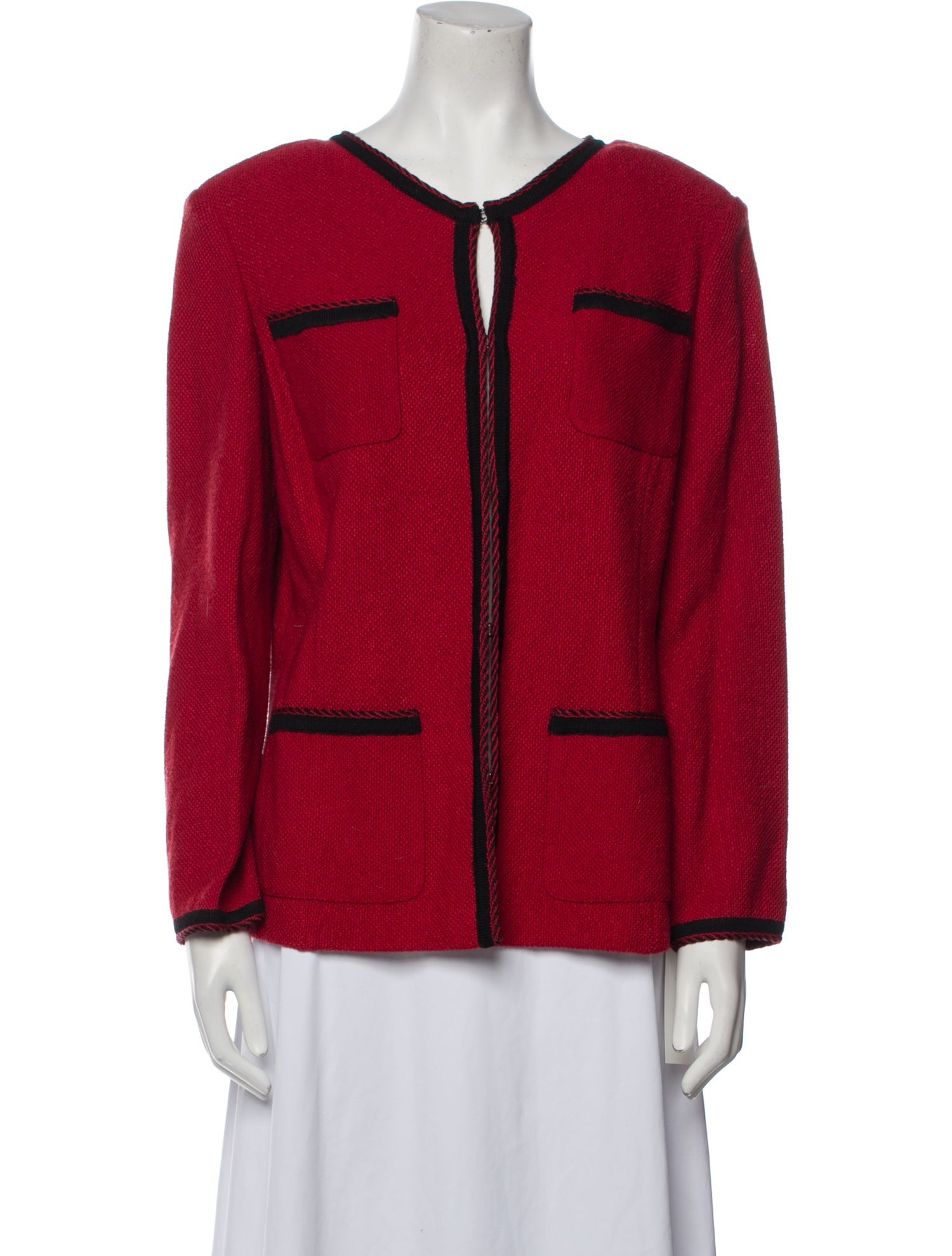 St. John Jacket - Red Jackets, Clothing - STJ272734 | The RealReal
