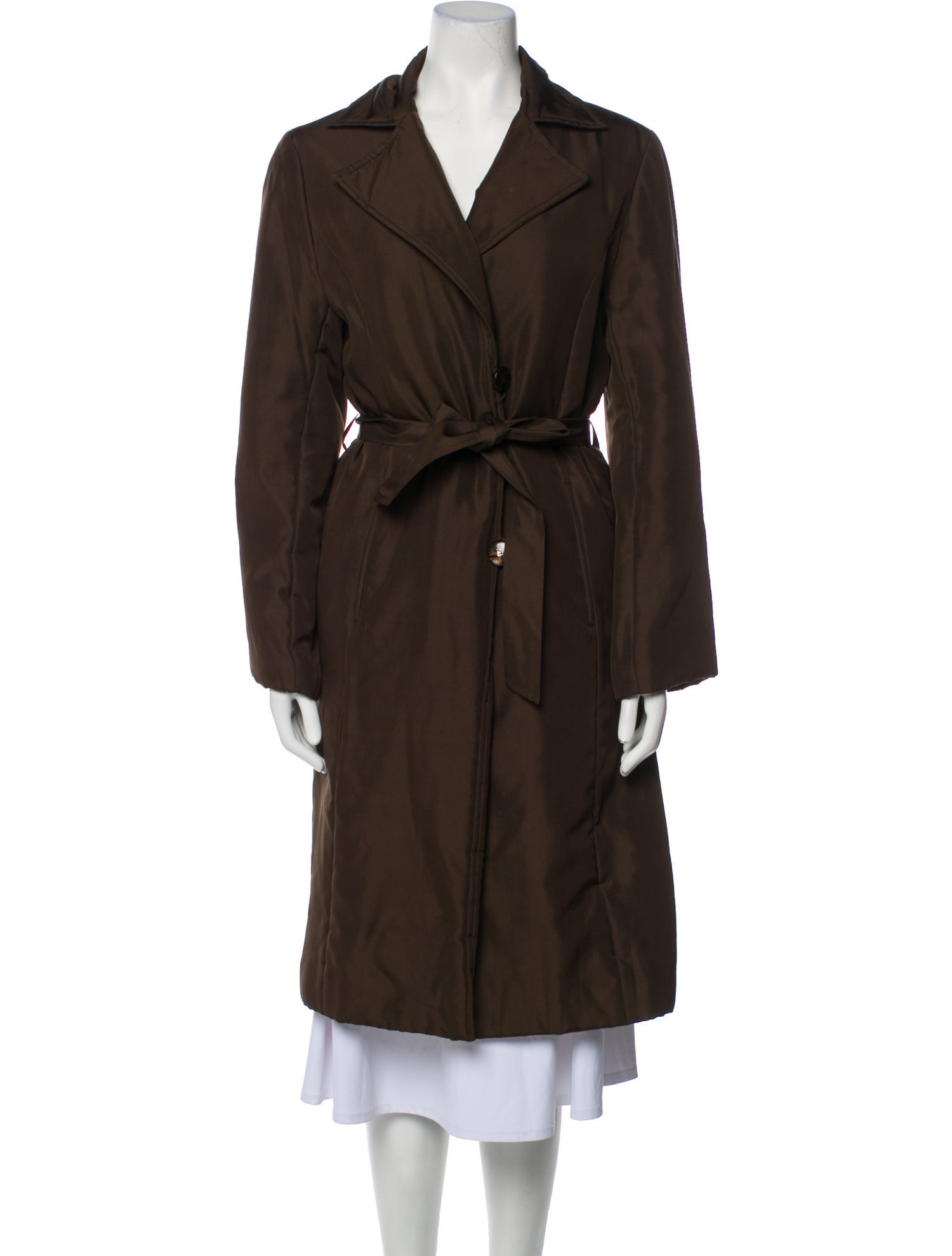 St. John Silk Fur Coat - Neutrals Coats, Clothing - STJ277560 | The ...
