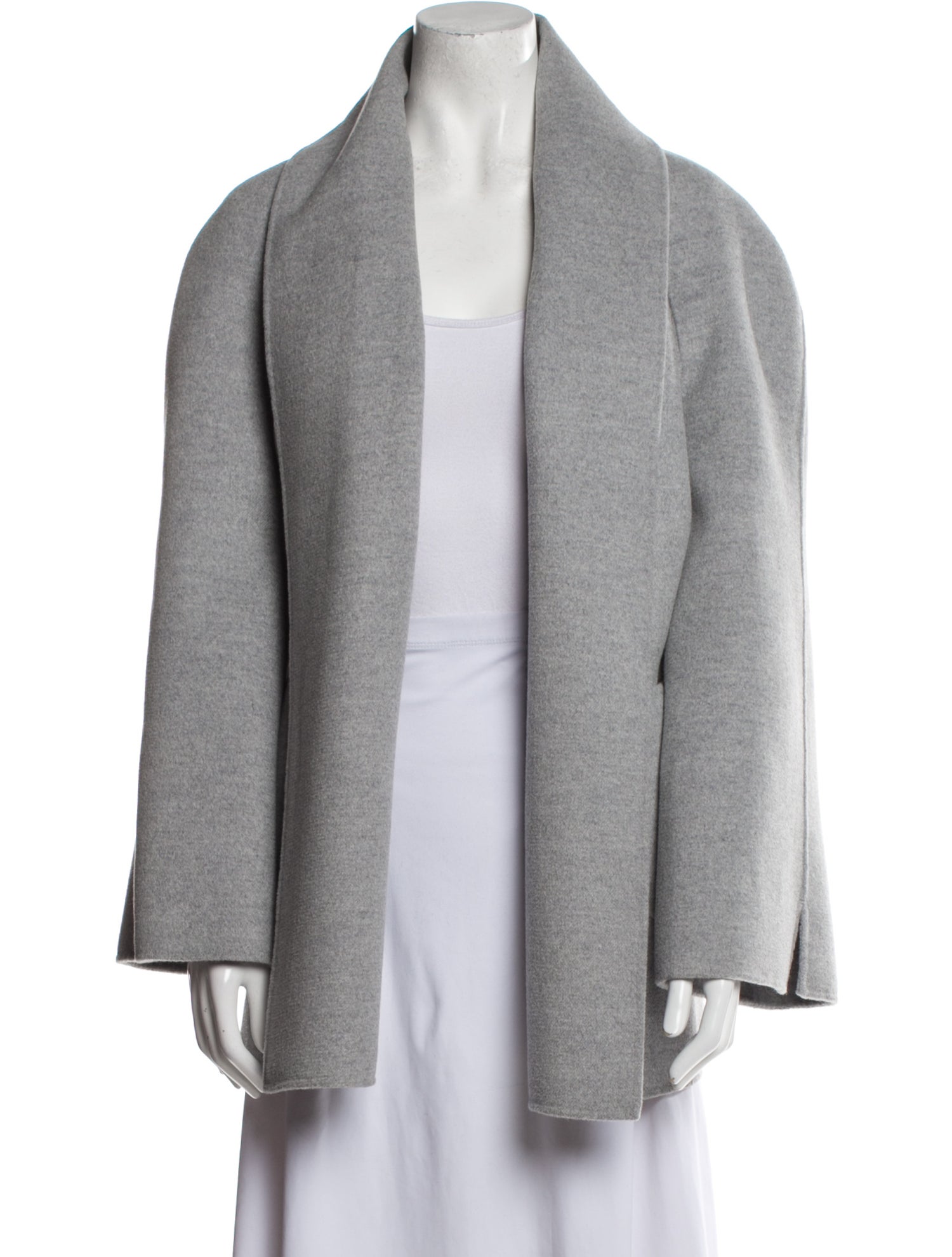St. John Coat - Grey Coats, Clothing - STJ279920 | The RealReal
