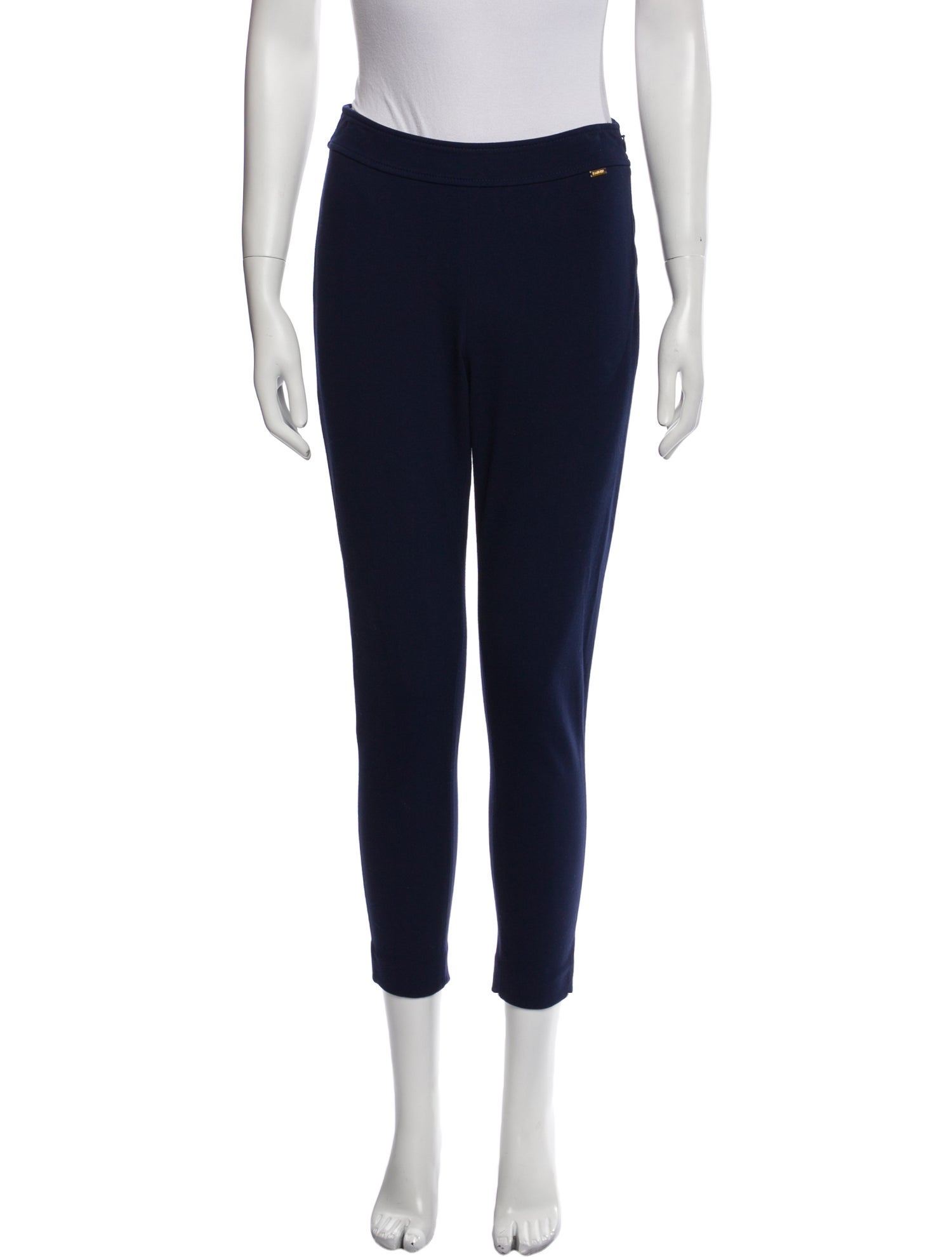 St. John Skinny Leg Pants - Blue, 10.5" Rise Pants, Clothing ...