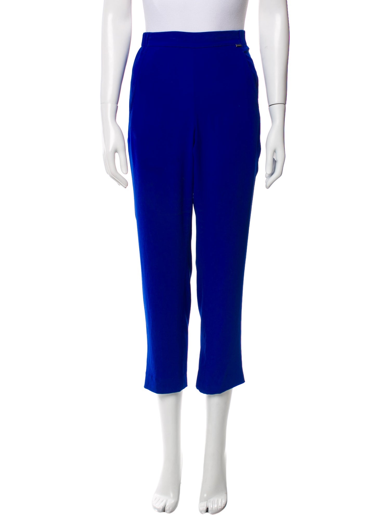 St. John Straight Leg Pants - Blue, 10" Rise Pants, Clothing ...
