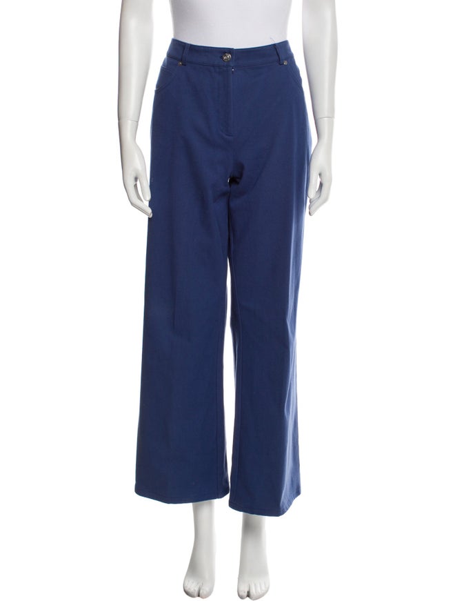 Christian Dior Vintage Dior Mania Rasta Pants - Blue, 10" Rise Pants ...