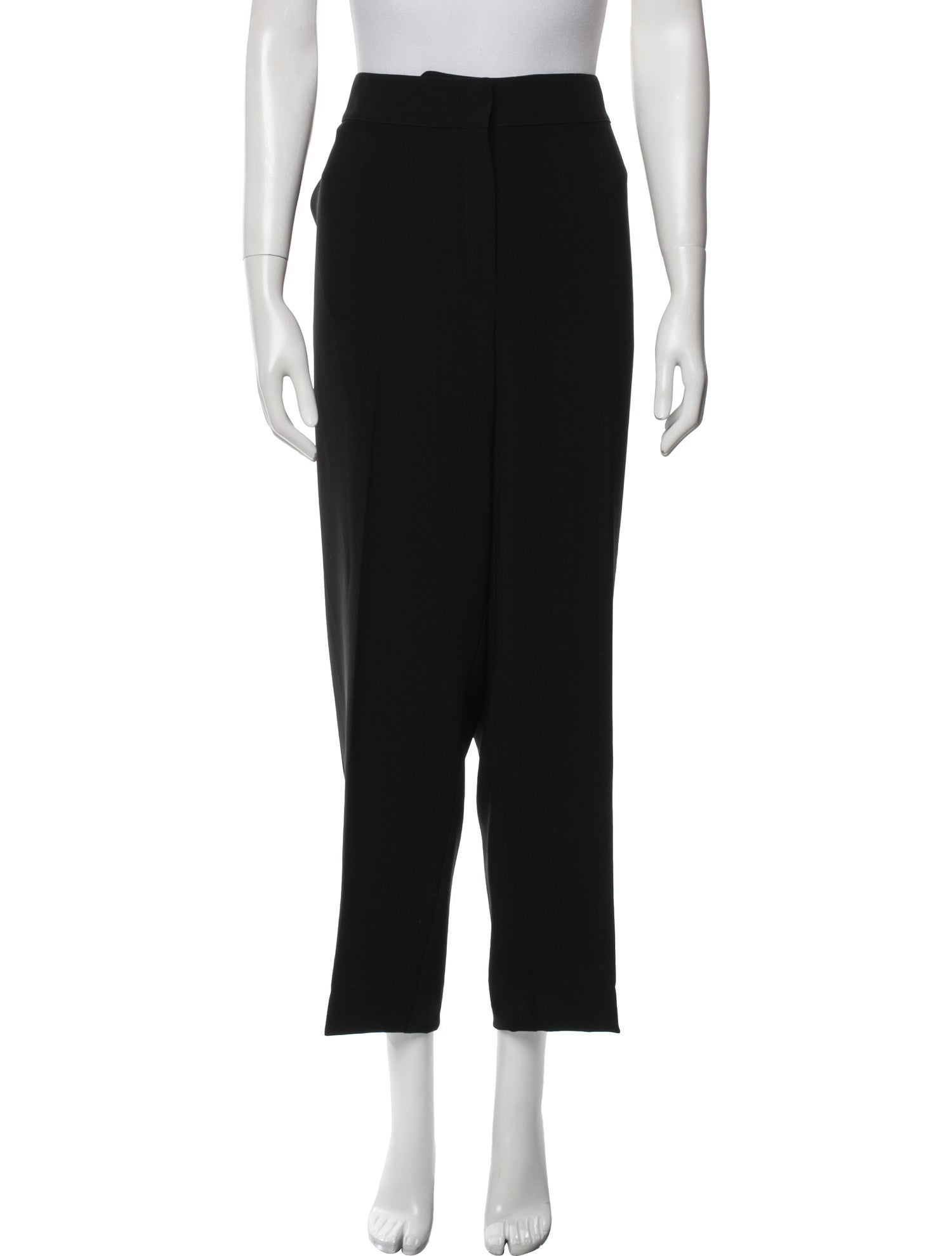 St. John Straight Leg Pants - Black, 12.75" Rise Pants, Clothing ...