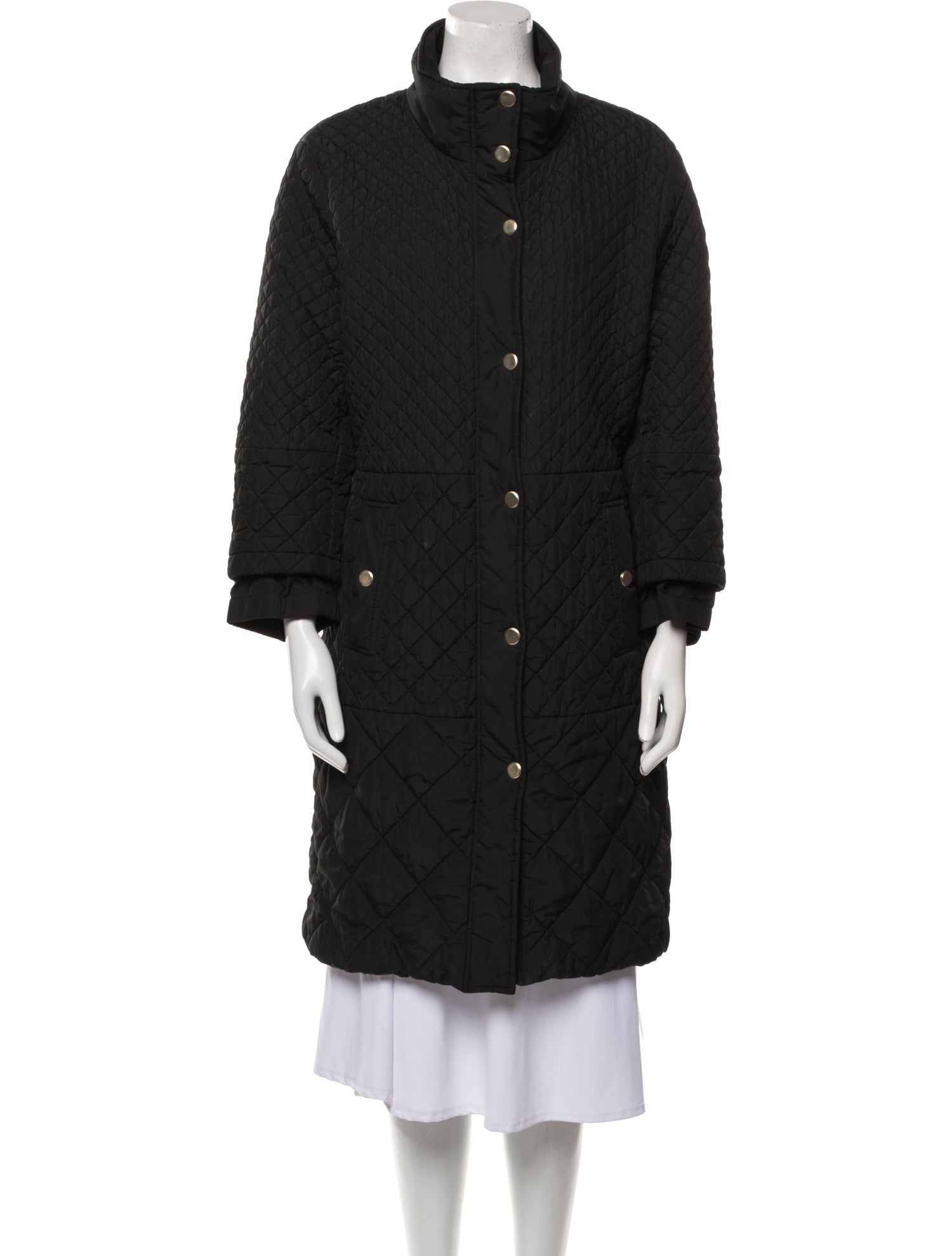 St. John Coat - Black Coats, Clothing - STJ293557 | The RealReal