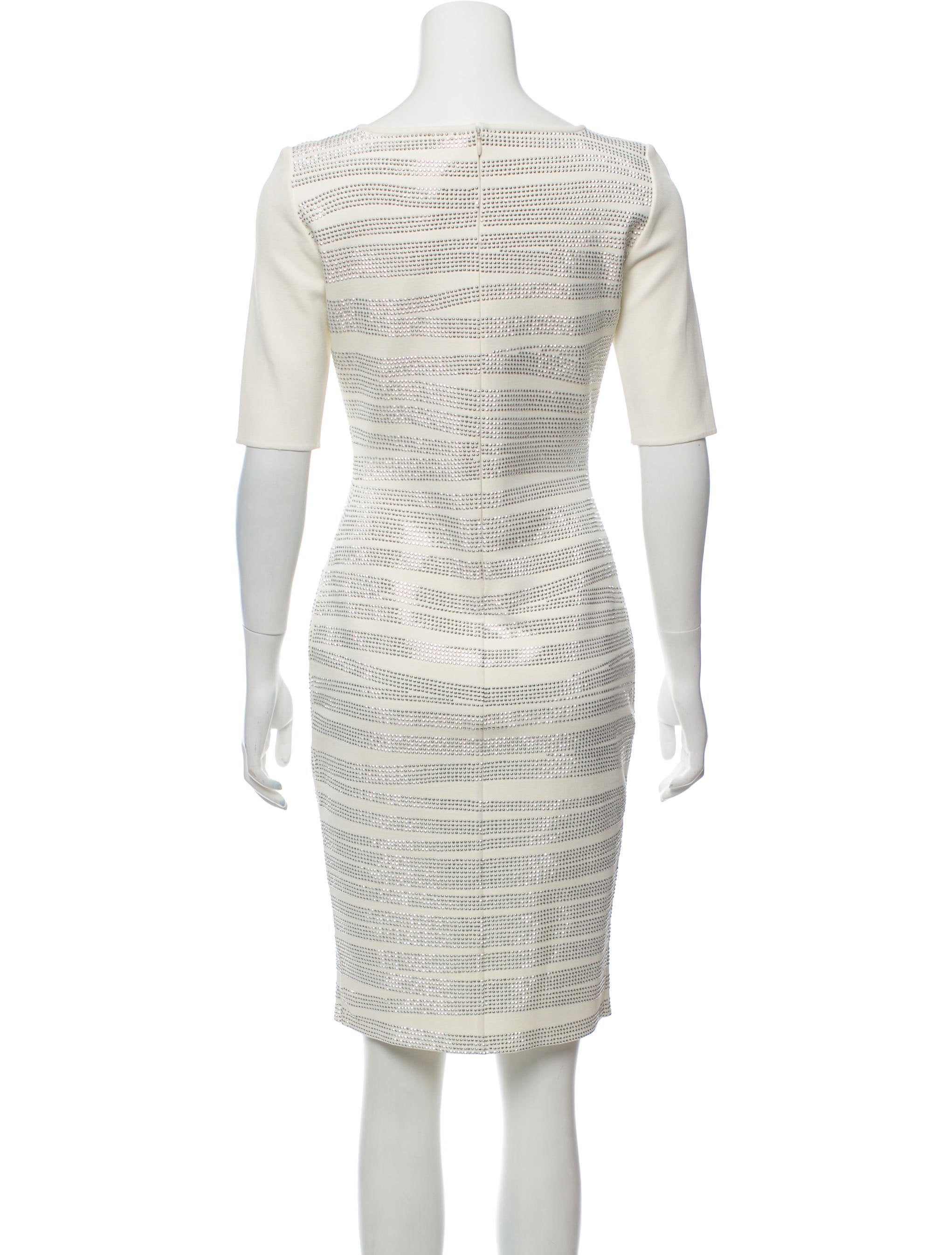 St. John Embellished Knit Dress w/ Tags - Clothing - STJ29649 | The ...