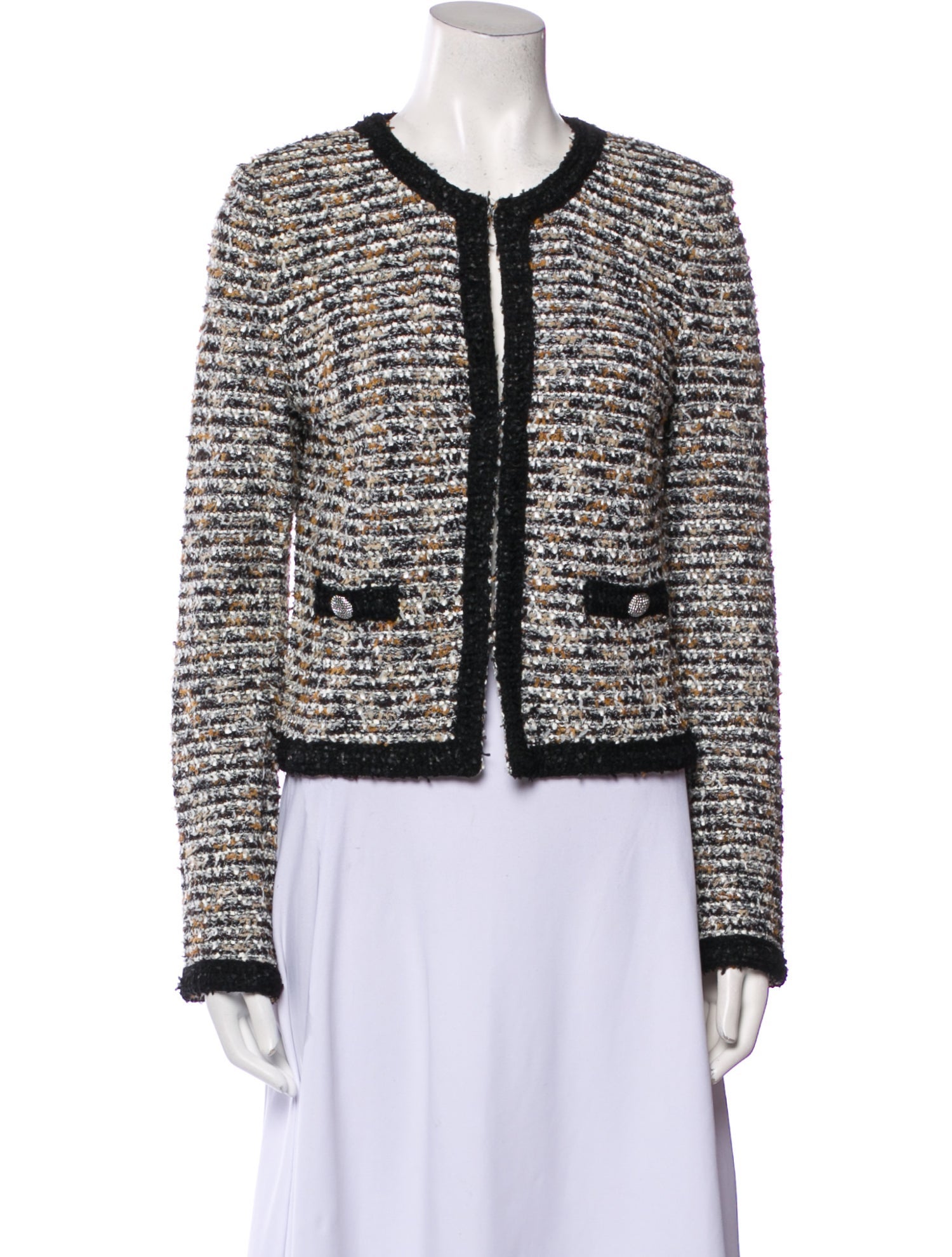 St. John Tweed Pattern Jacket - Jackets, Clothing - STJ297634 | The ...